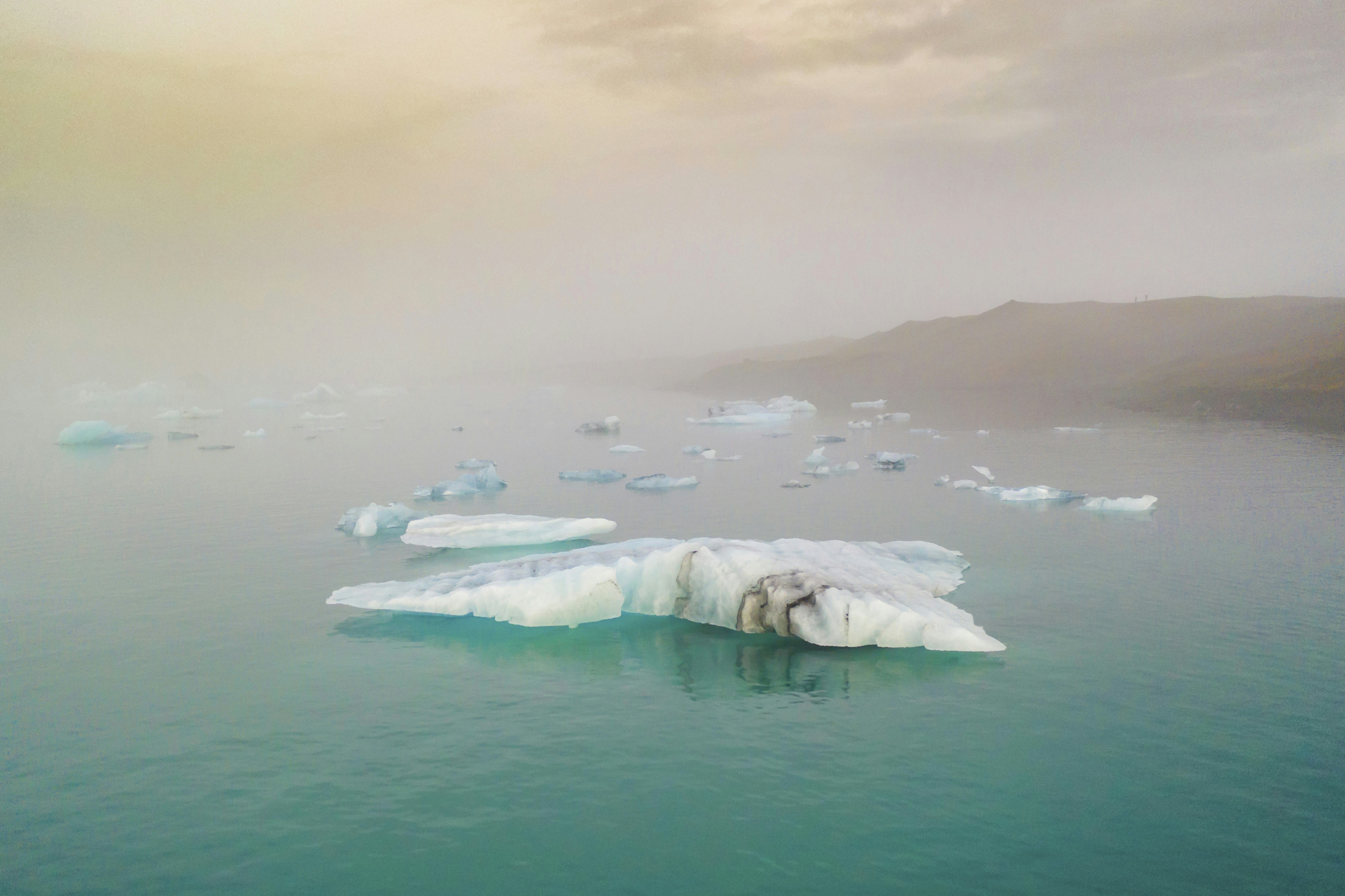 Serenity Amidst the Ice: A Glacial Reflection