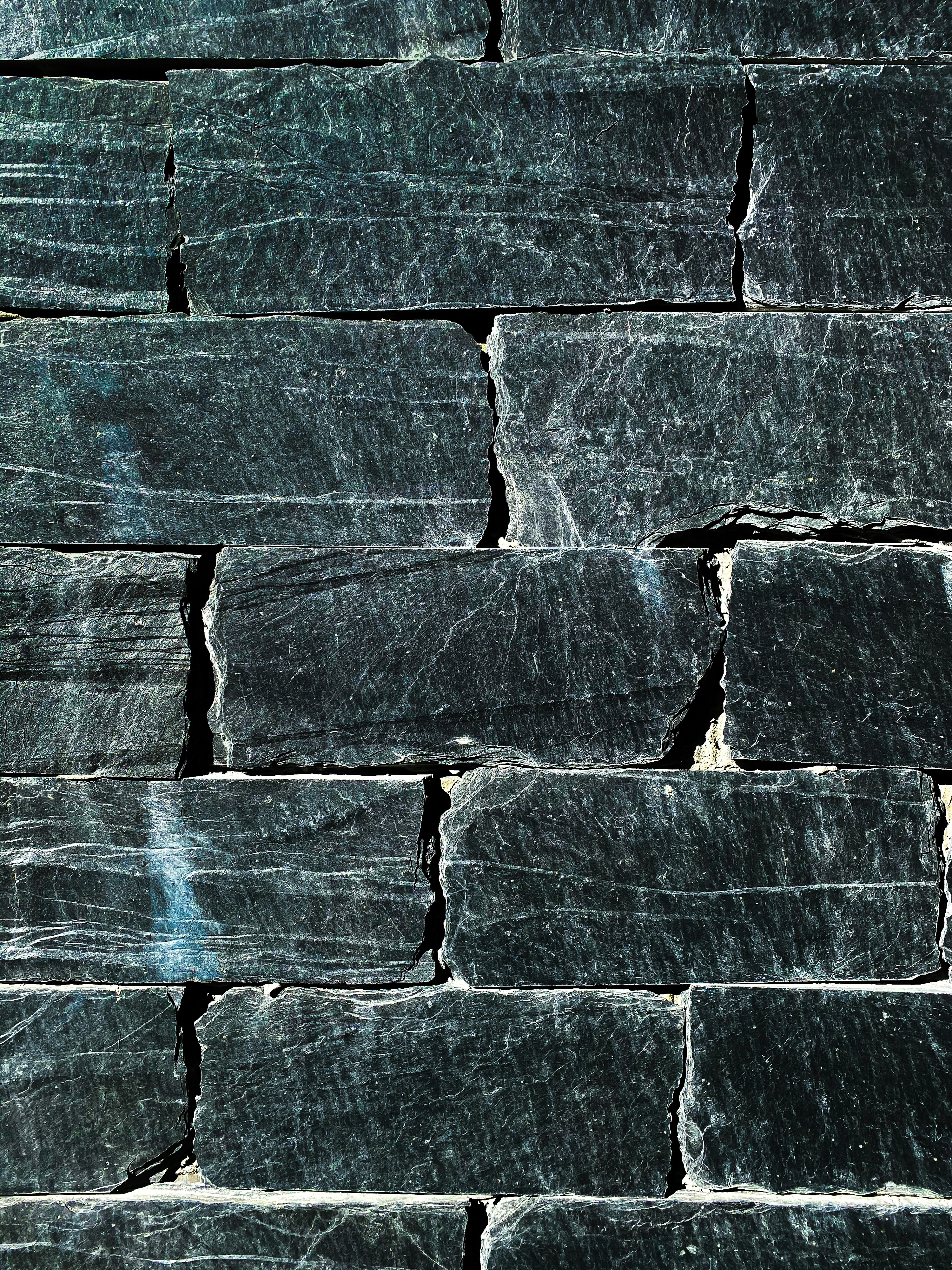Textured Slate Wall Symphony