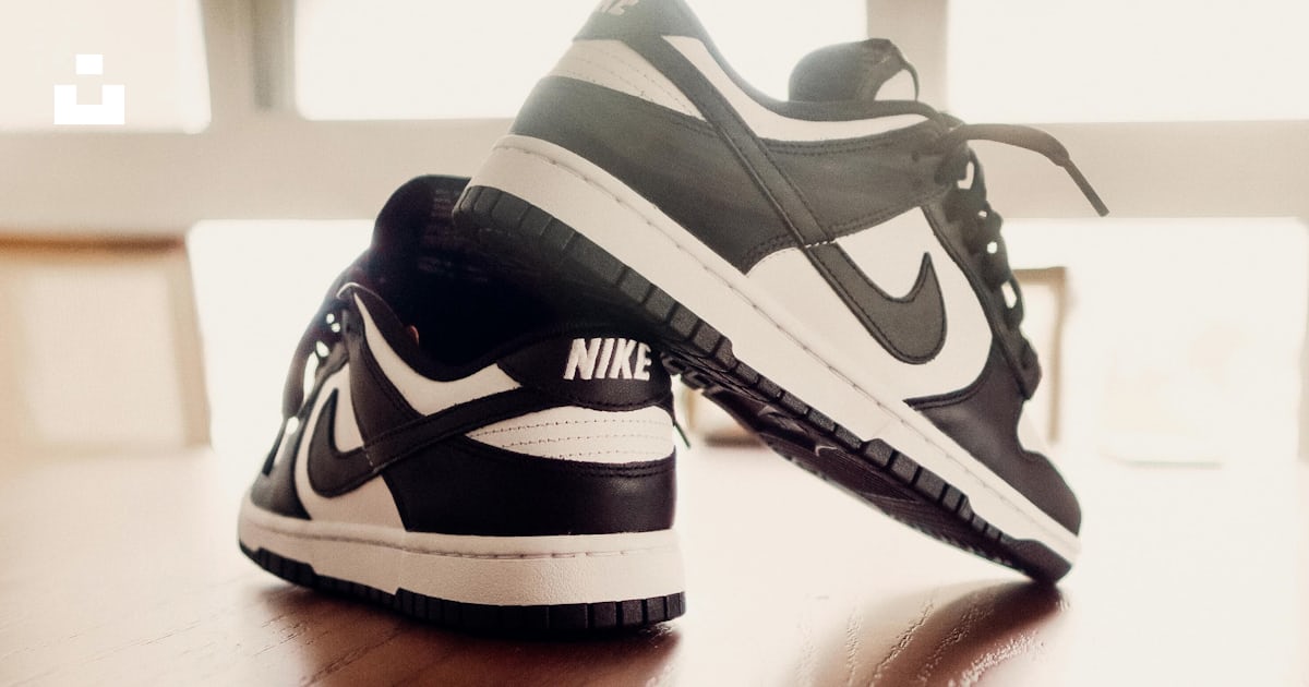 Black And White Nike Athletic Shoes Photo Free Dunk Image On Unsplash