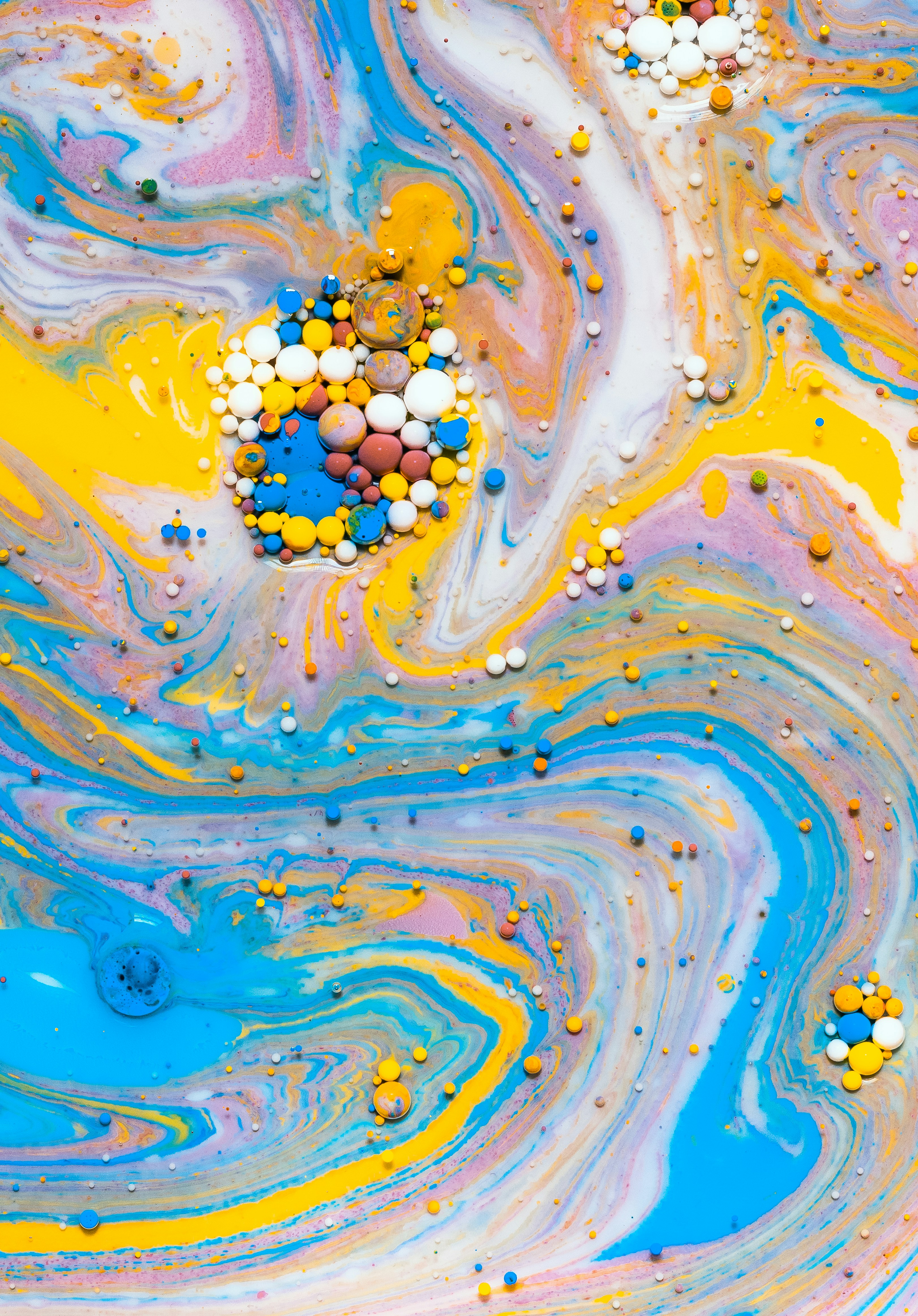 Swirls of Colorful Confectionery Chaos