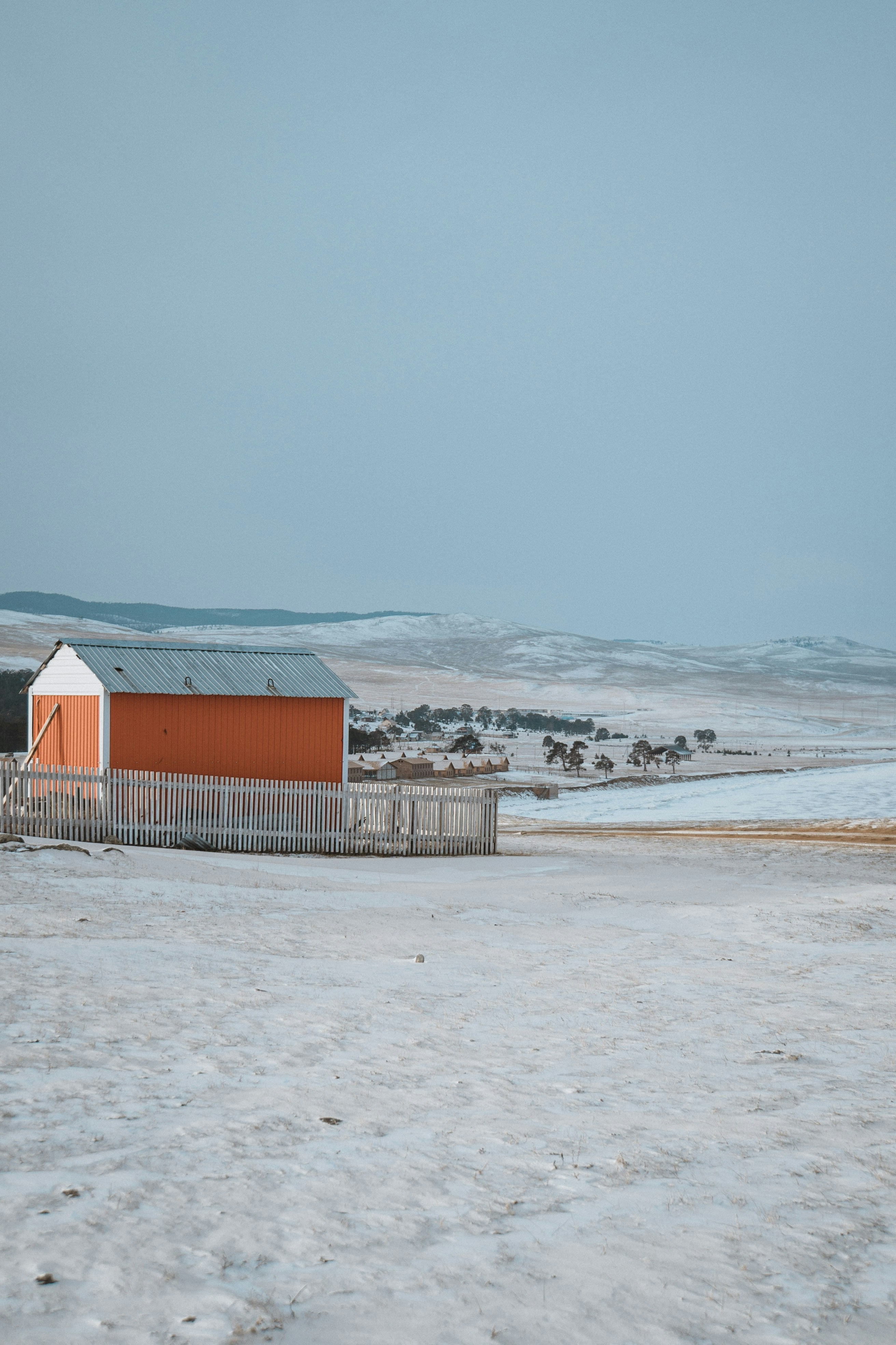 Red Cabin by Snowbound Horizon
