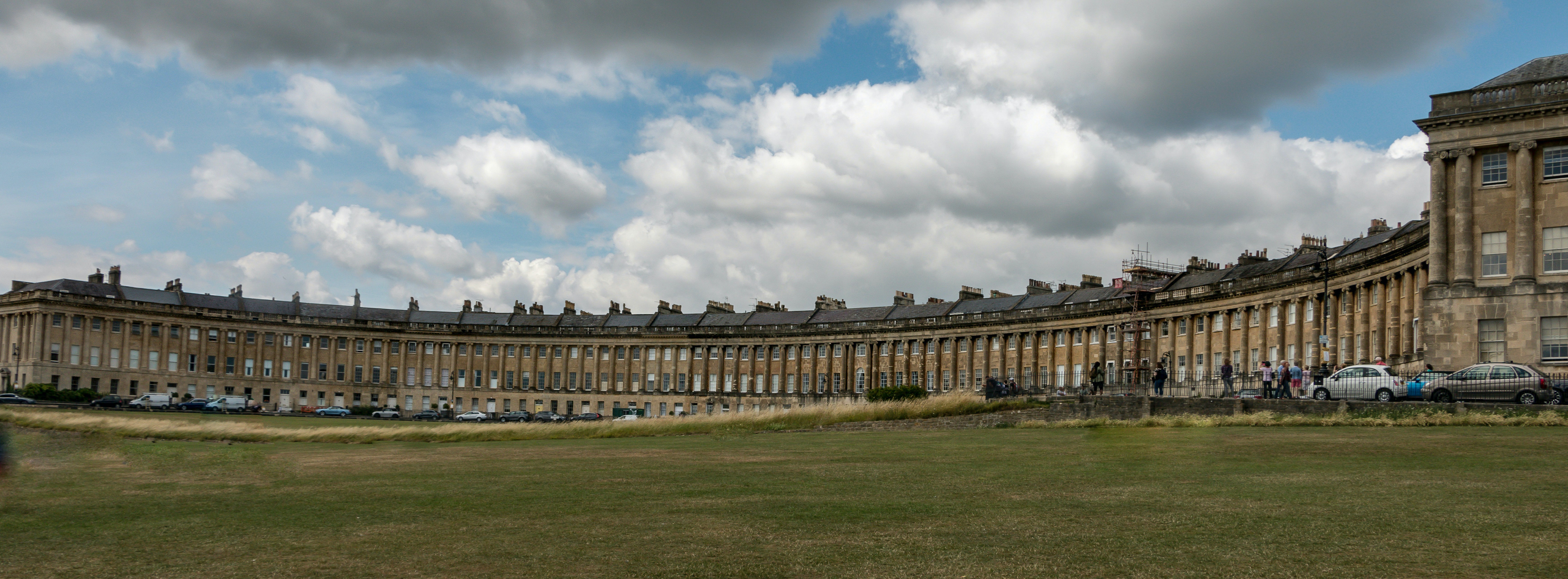 Morning Light Over Bath's Royal Crescent Curve