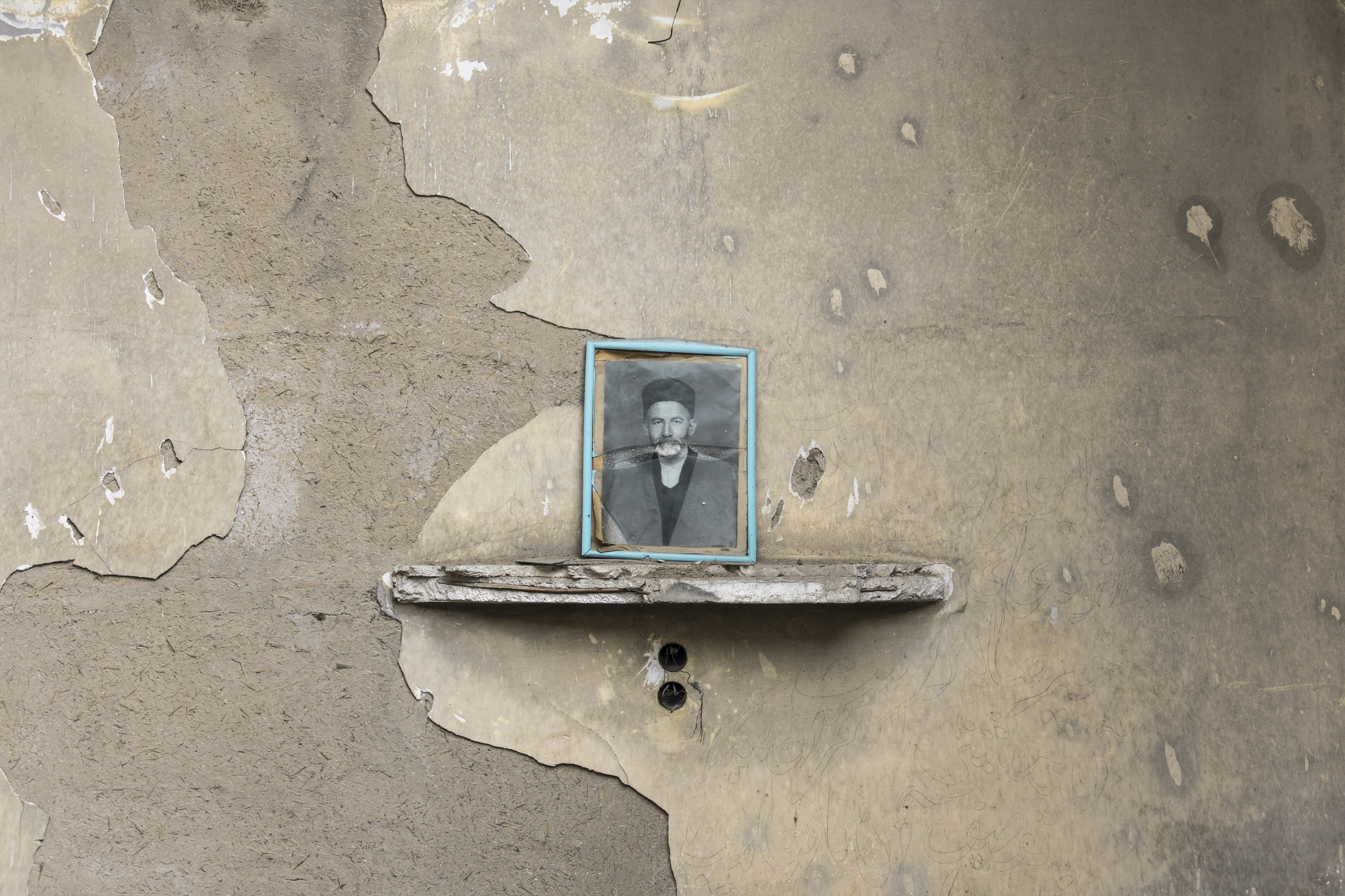 Echoes of Time on a Weathered Wall