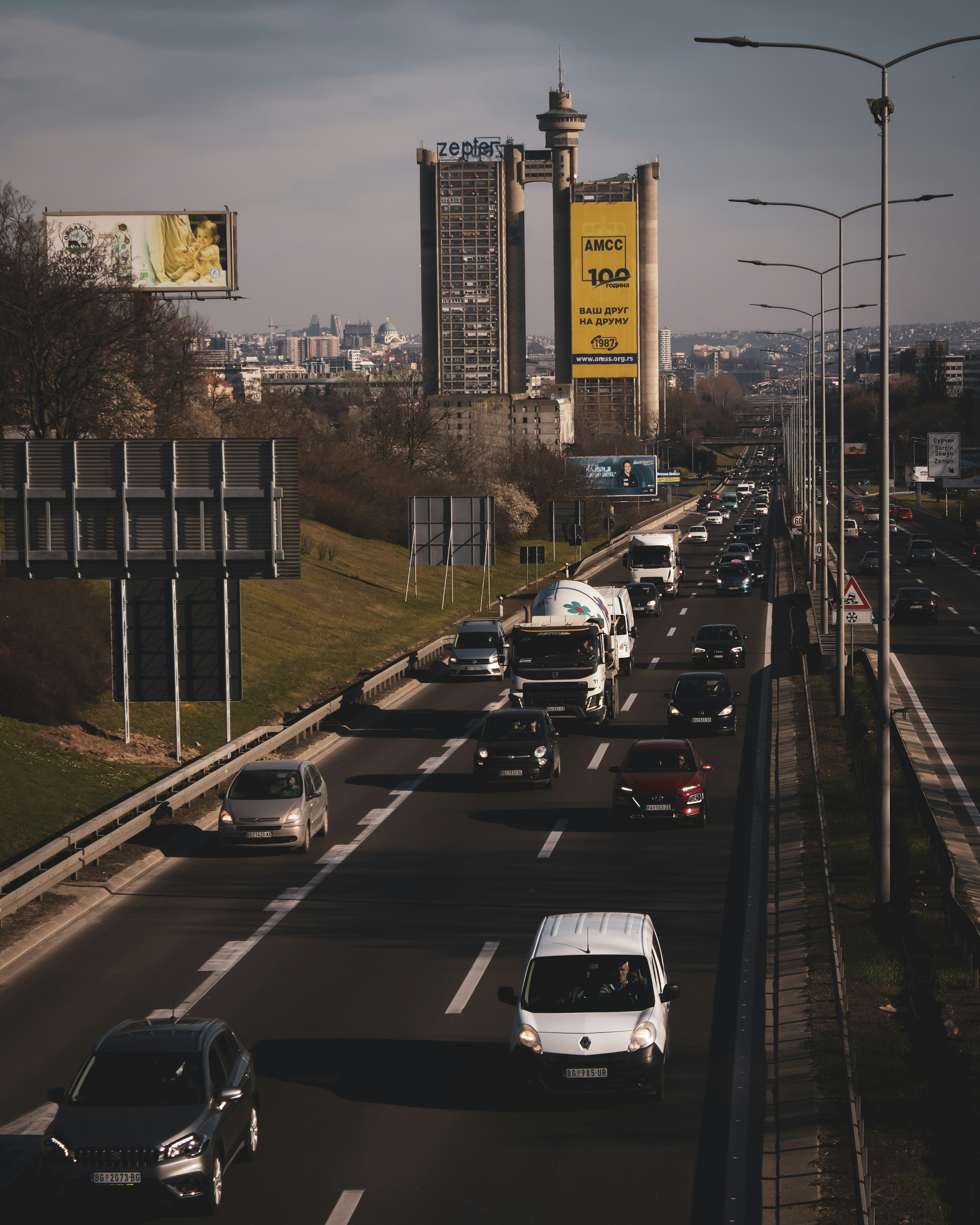 cars on road during daytime