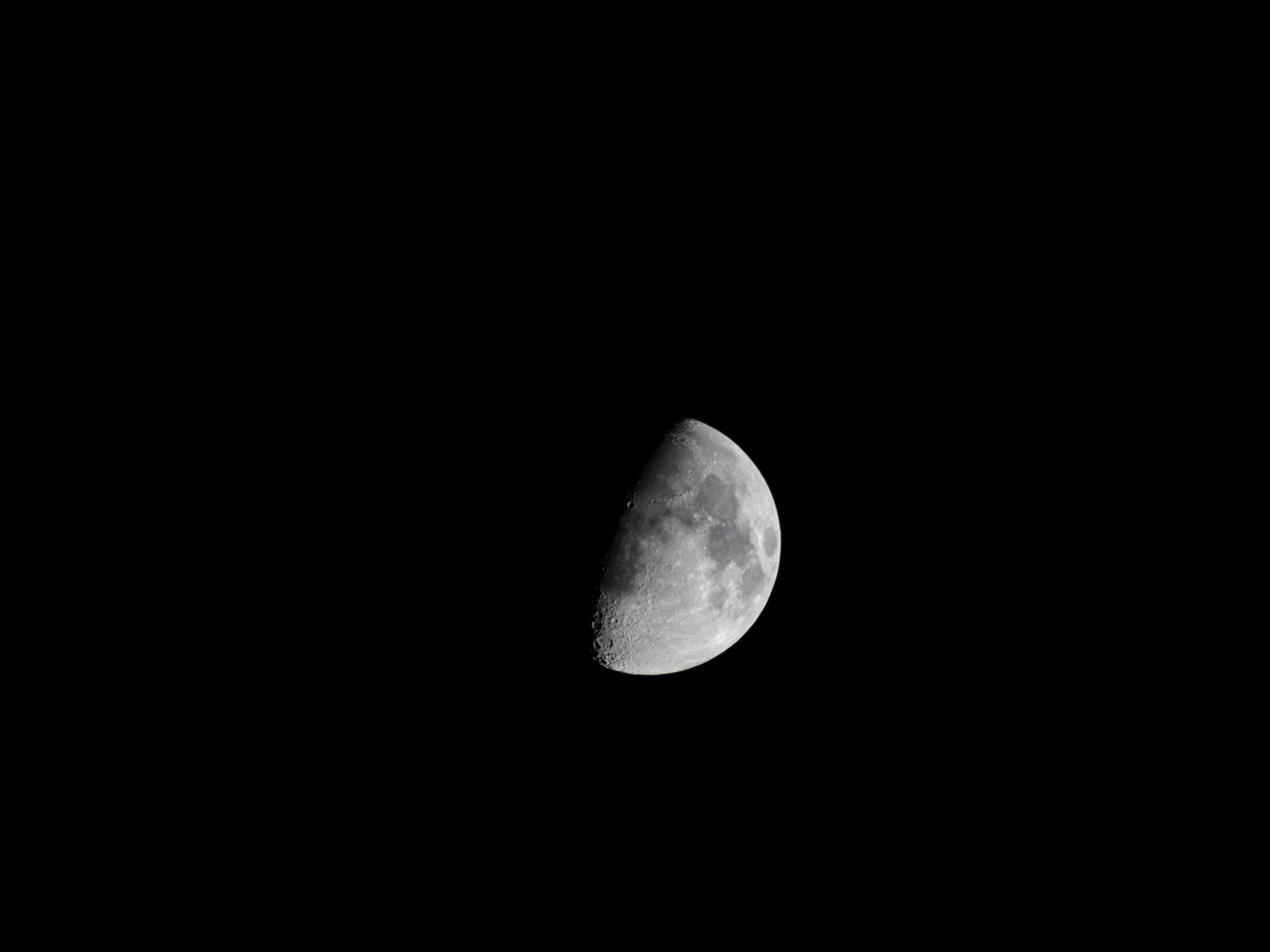 Grayscale photo of half moon photo – Free Grey Image on Unsplash