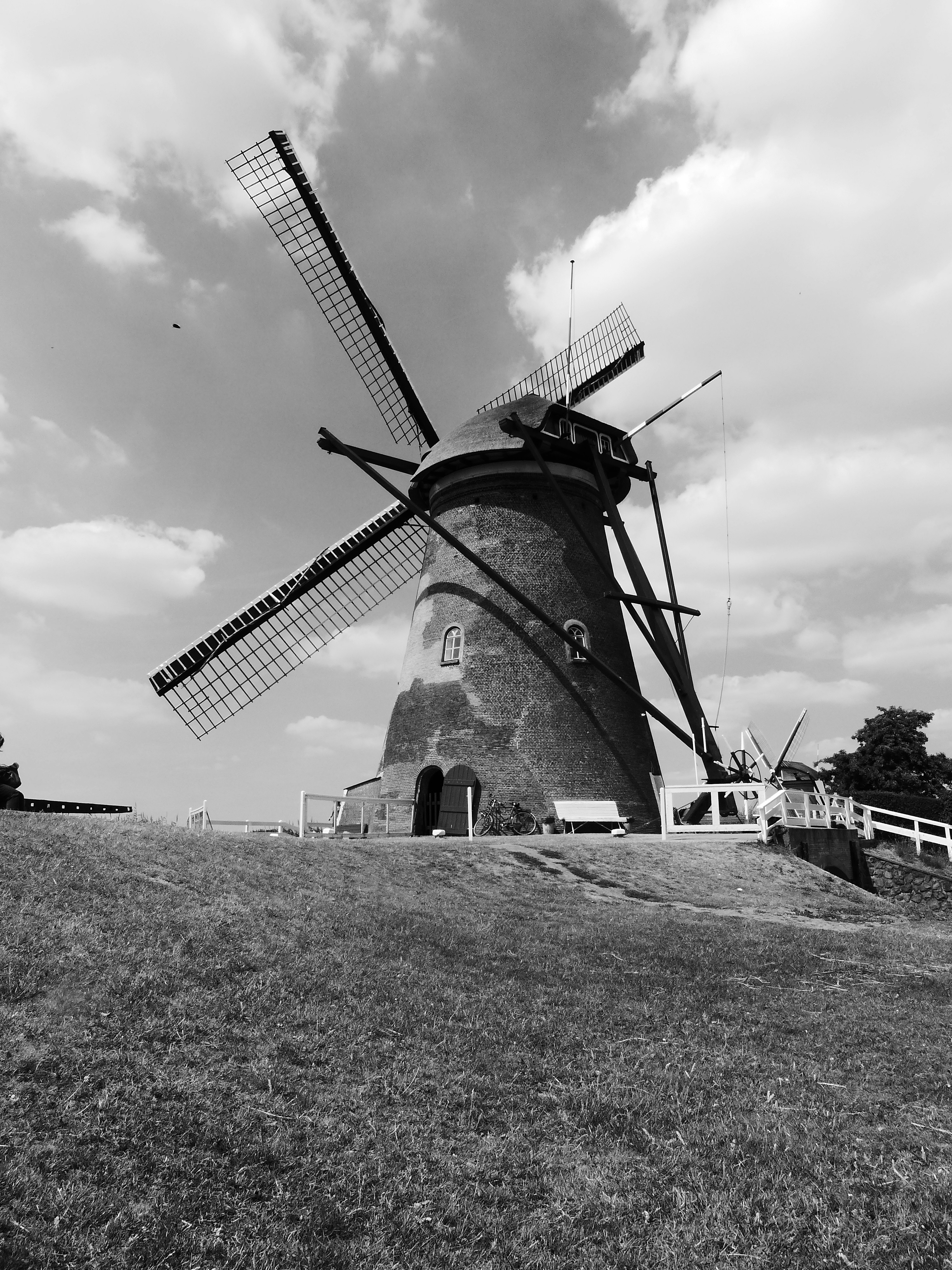 Windmill Images Black And White