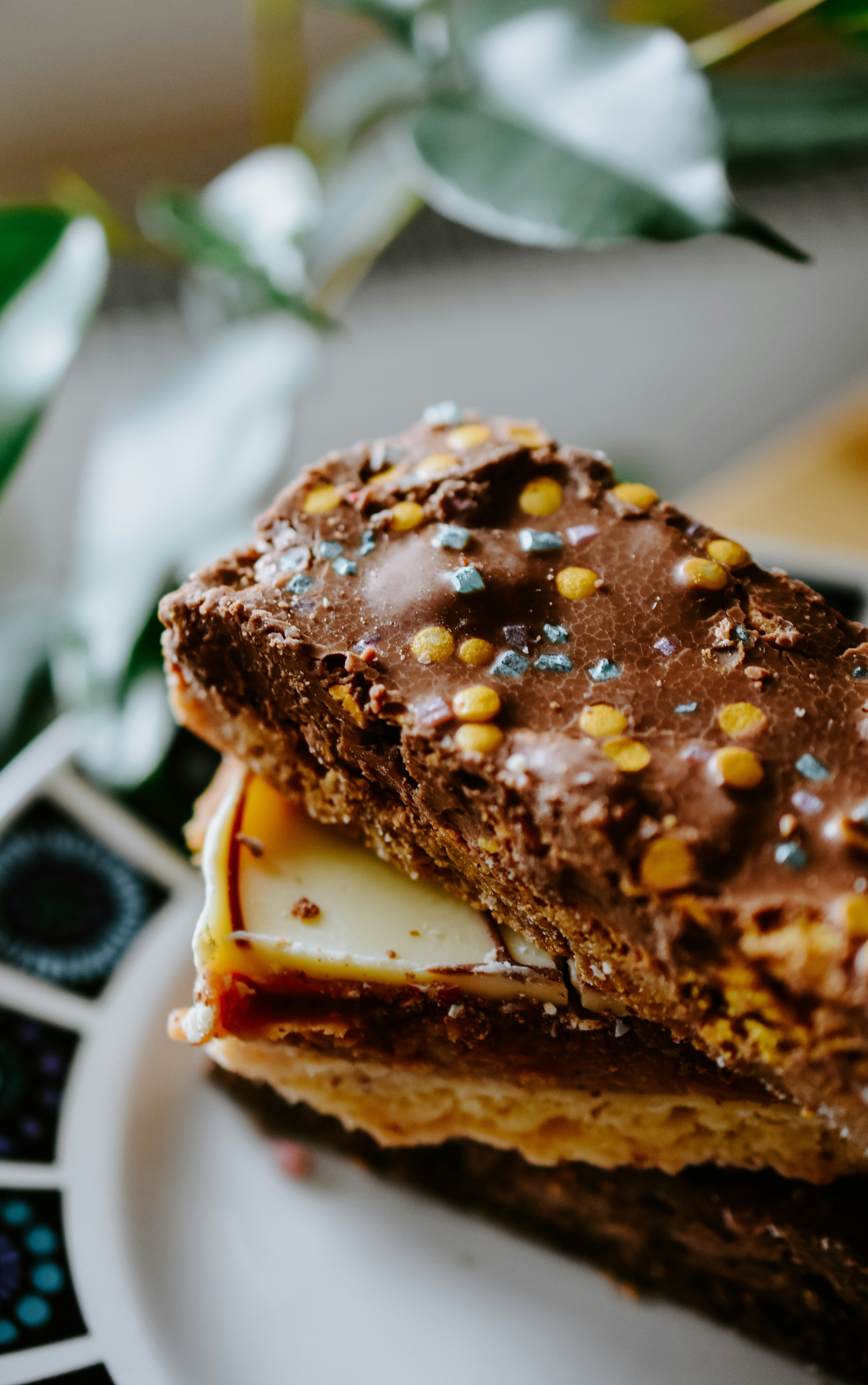 Cakes stacked on white ceramic plate photo – Free Comfort food Image on ...
