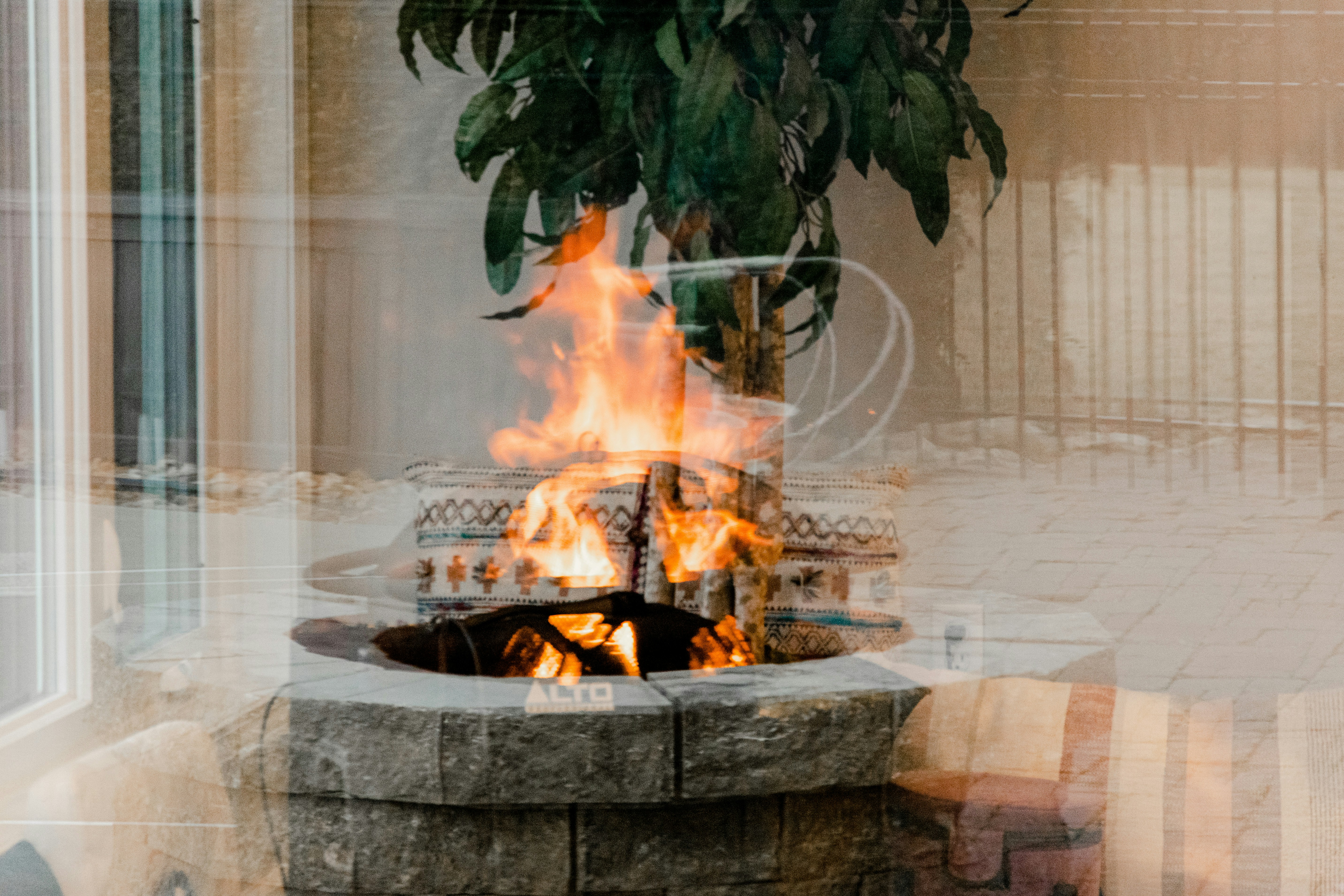 Fire on fire pit during daytime photo – Free Flame Image on Unsplash