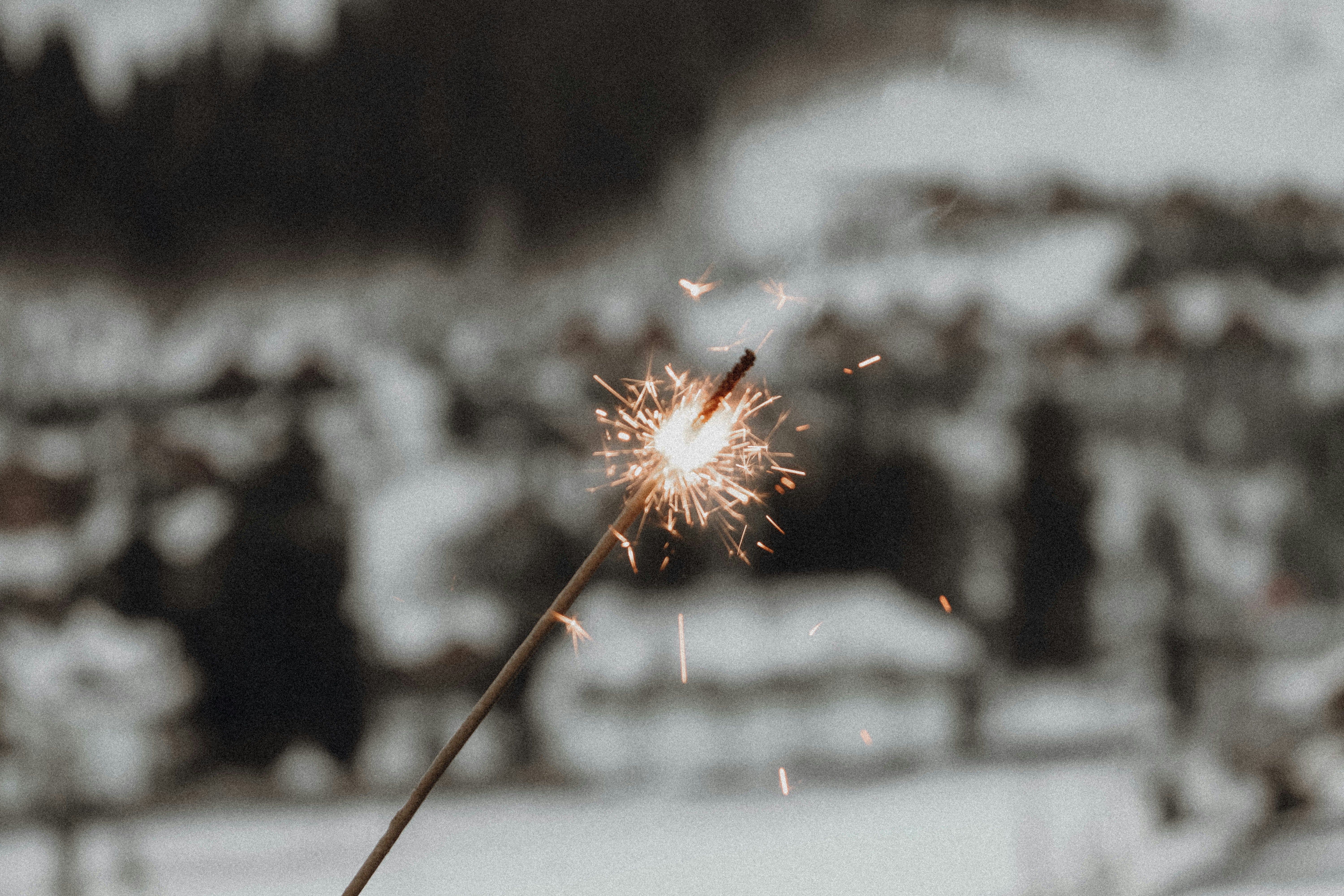 White and brown fireworks in the sky photo – Free Украина Image on Unsplash