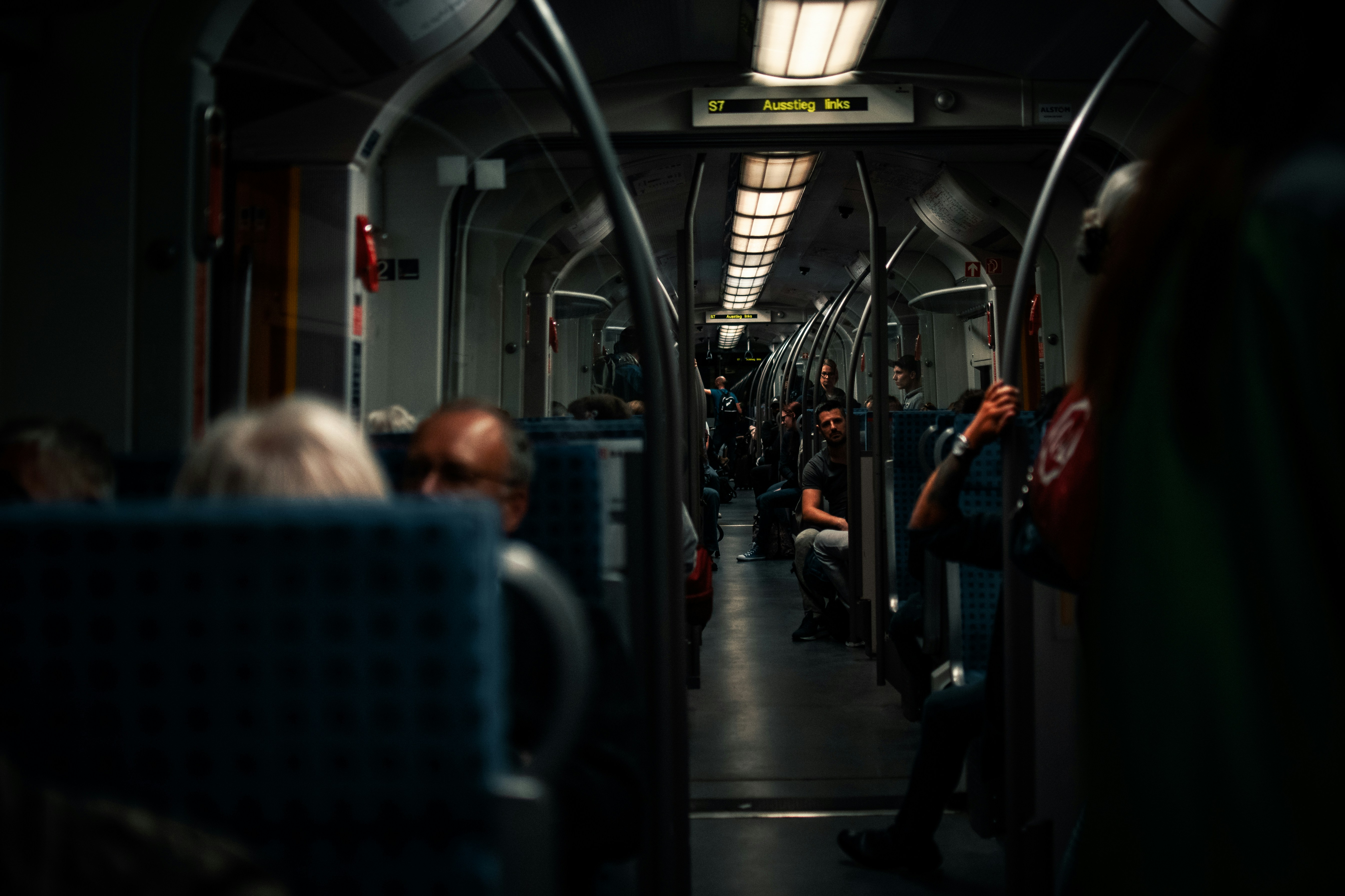 People sitting inside train during daytime photo – Free München Image ...
