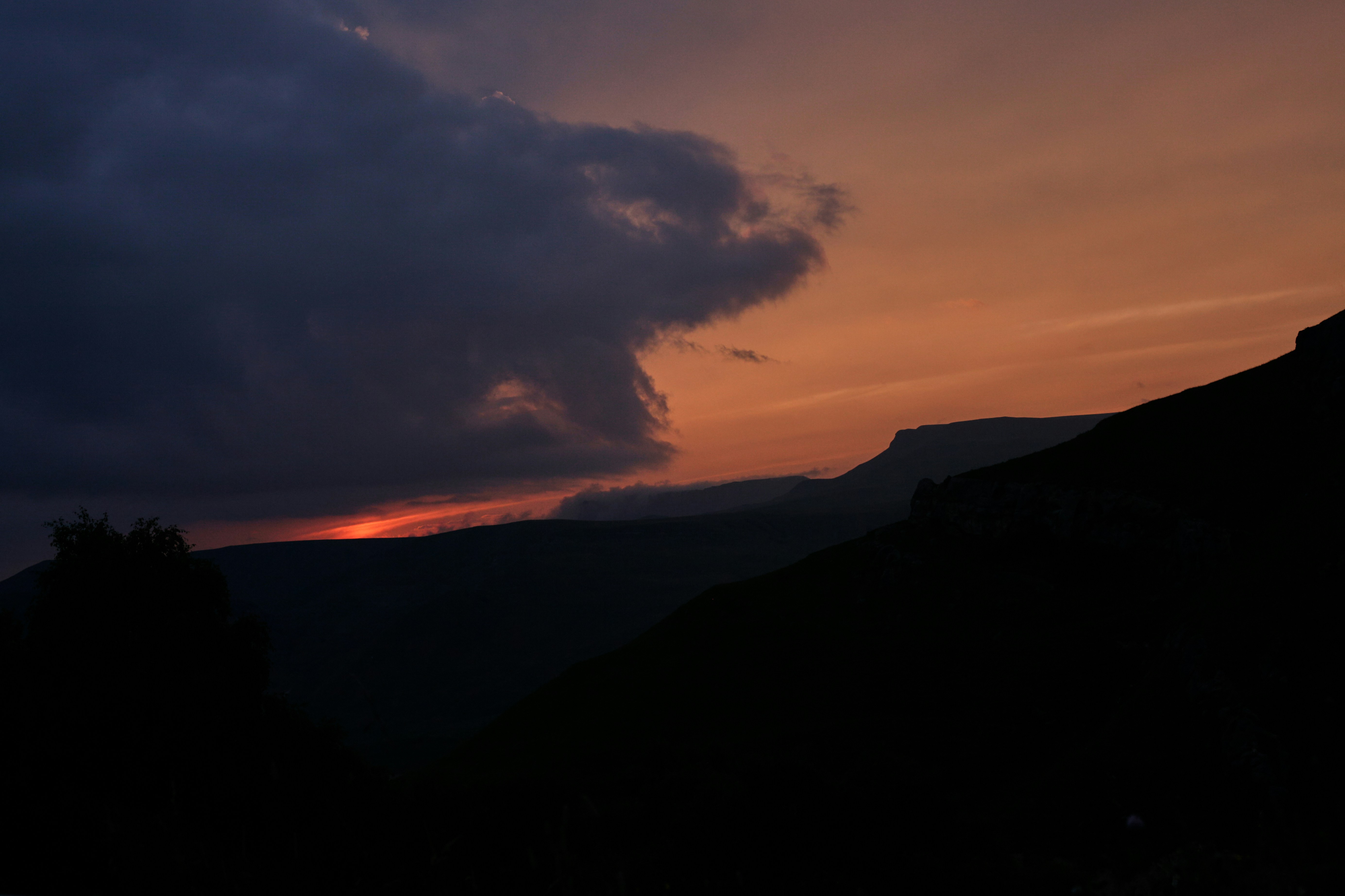 Ember Horizon Over a Silent Canyon