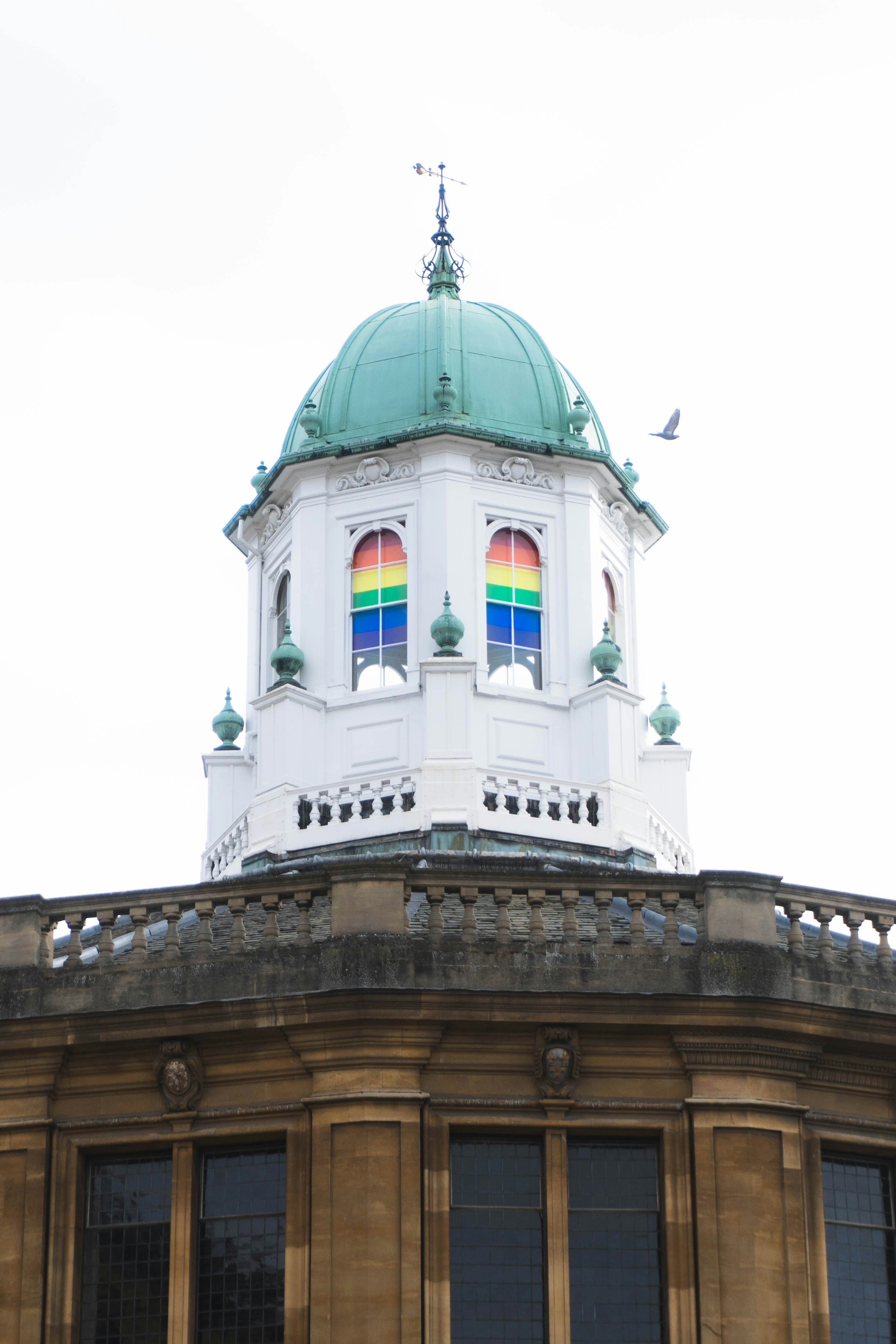 Cupola of Pride: A City Hall Tower with Pride Emblems