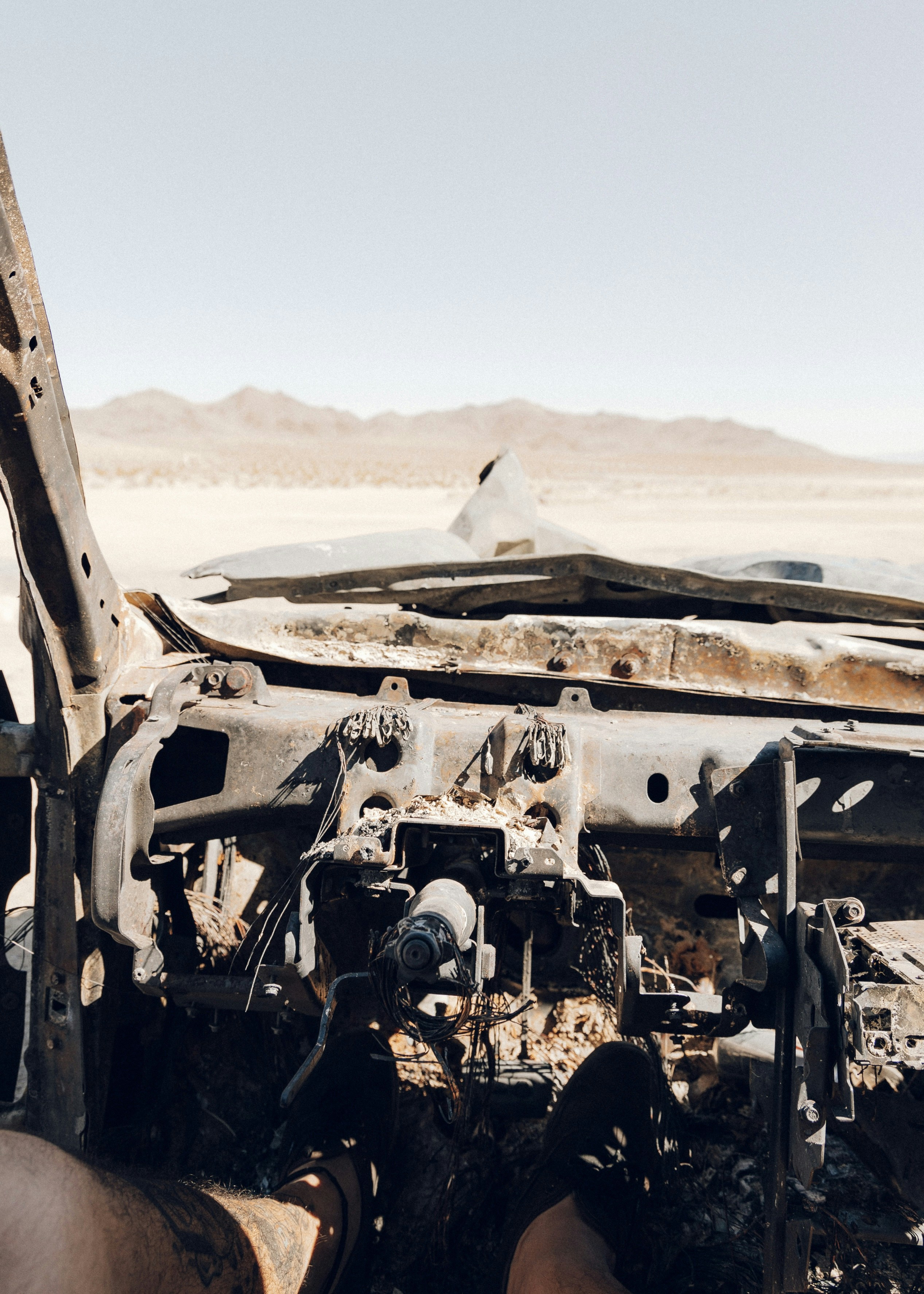 Black and gray car engine on brown sand during daytime photo – Free ...