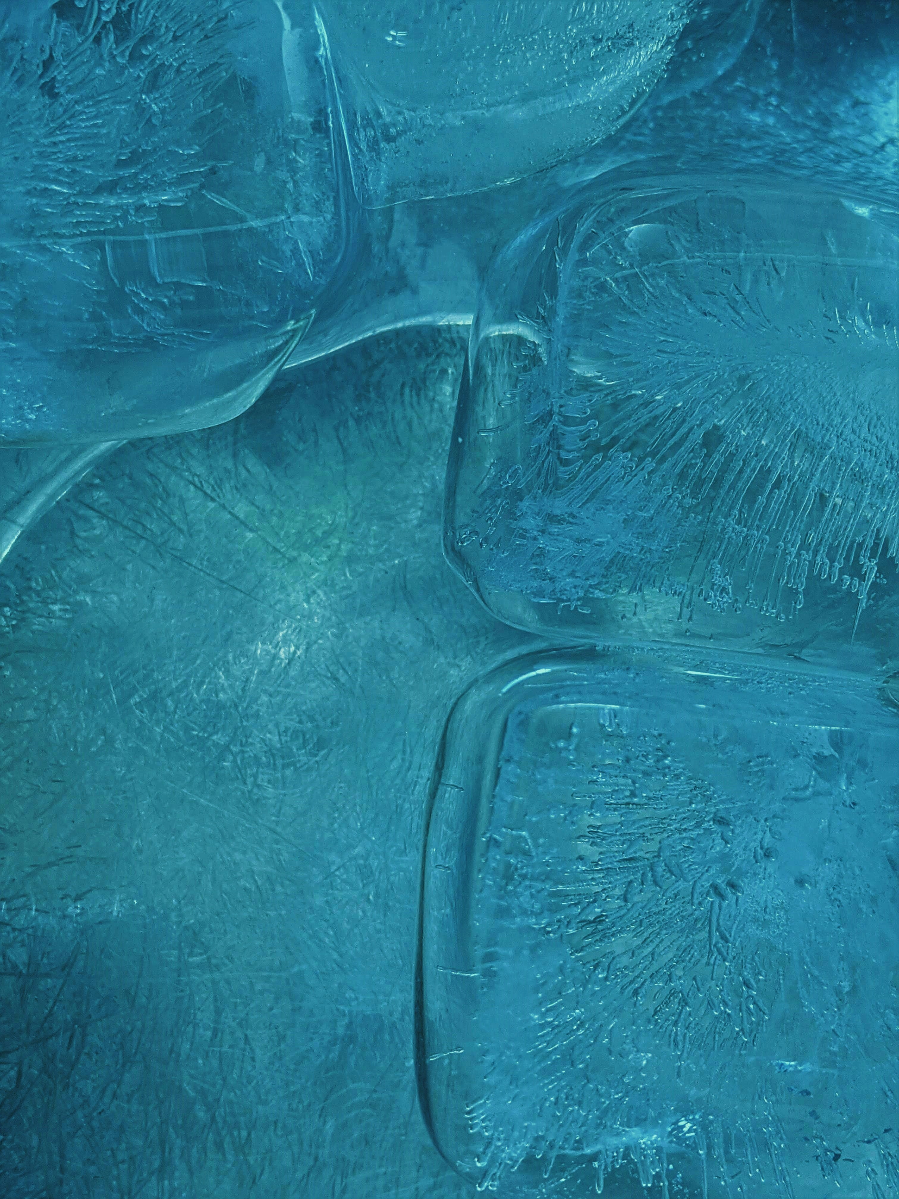 green and white abstract painting