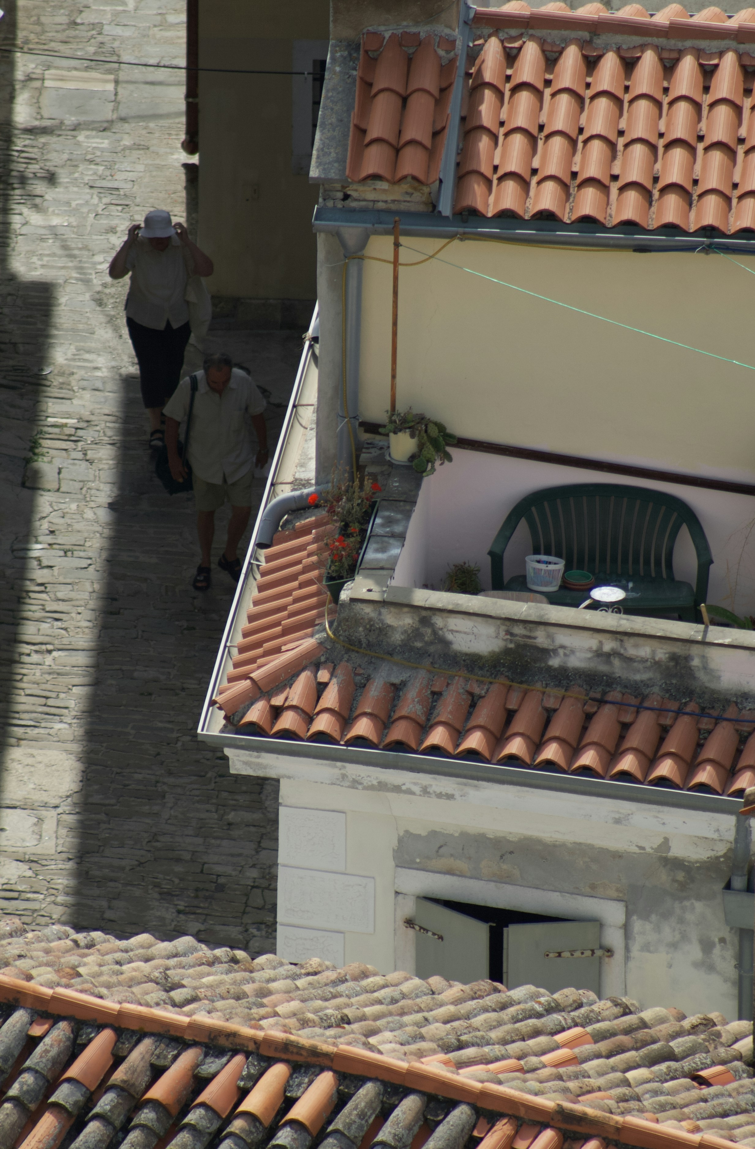 Hidden Stairway of Stone and Tile