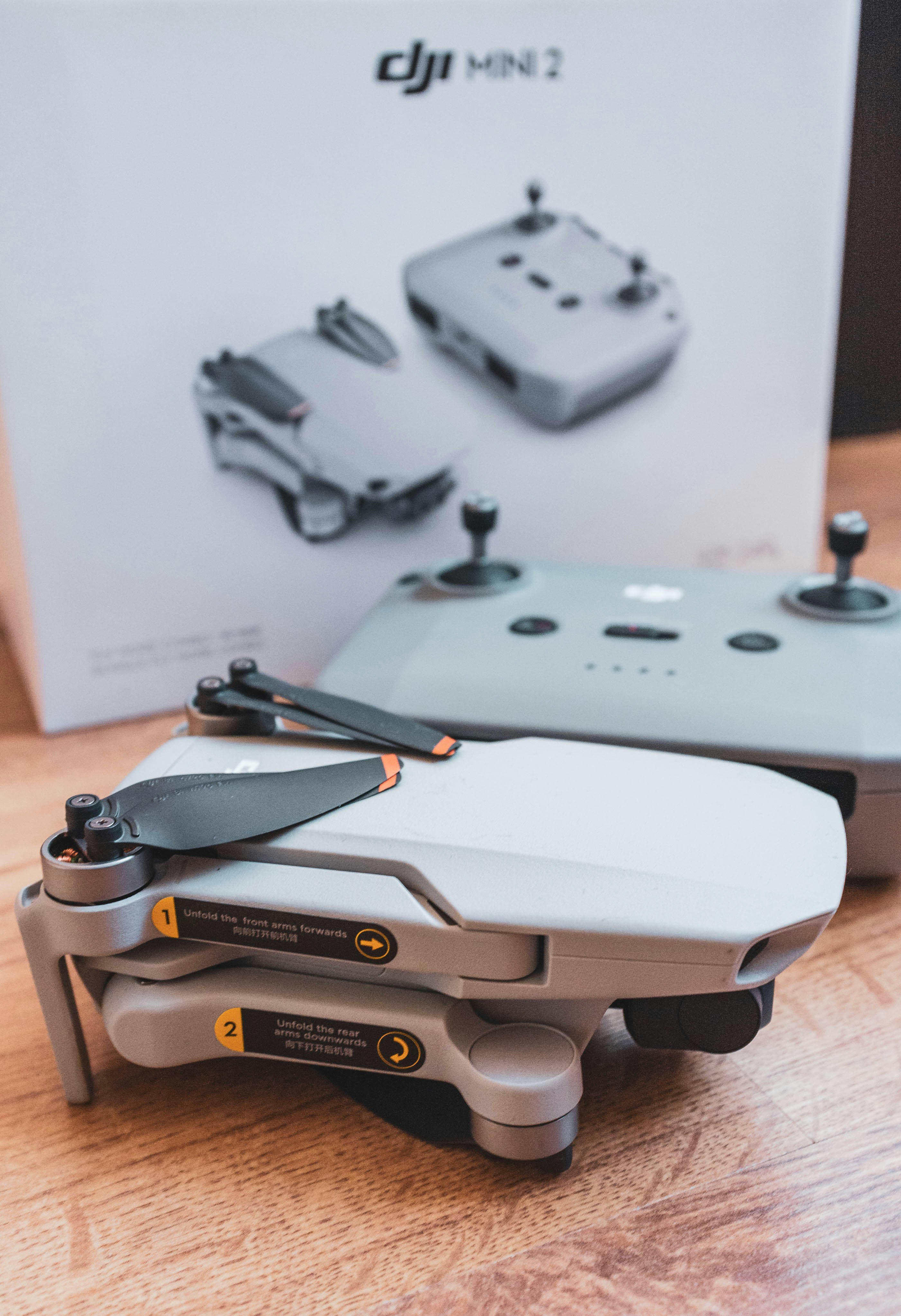 Compact Flight: A Droned Desk Companion in Focus