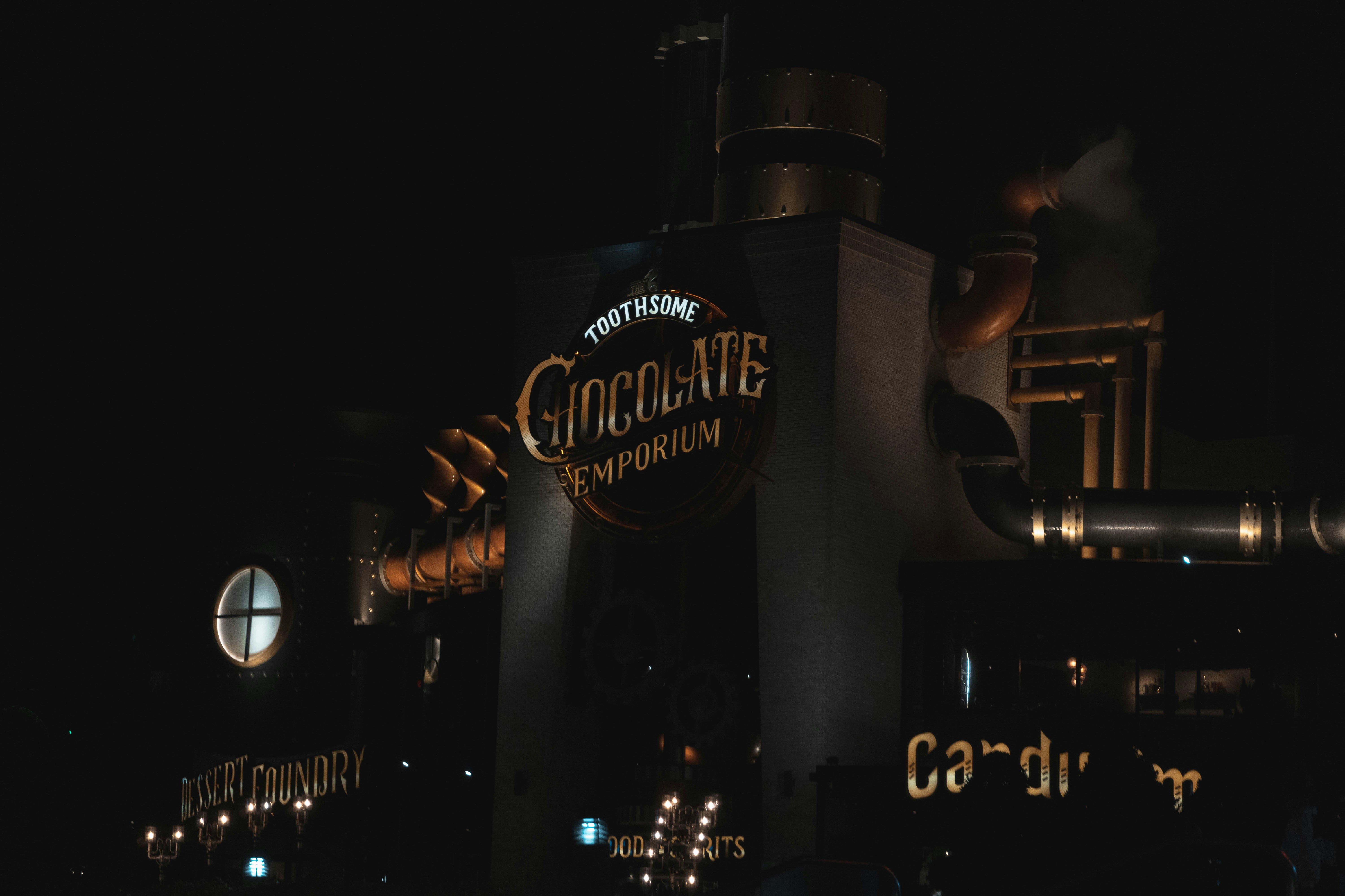 Nocturnal Chocolate Factory Glow