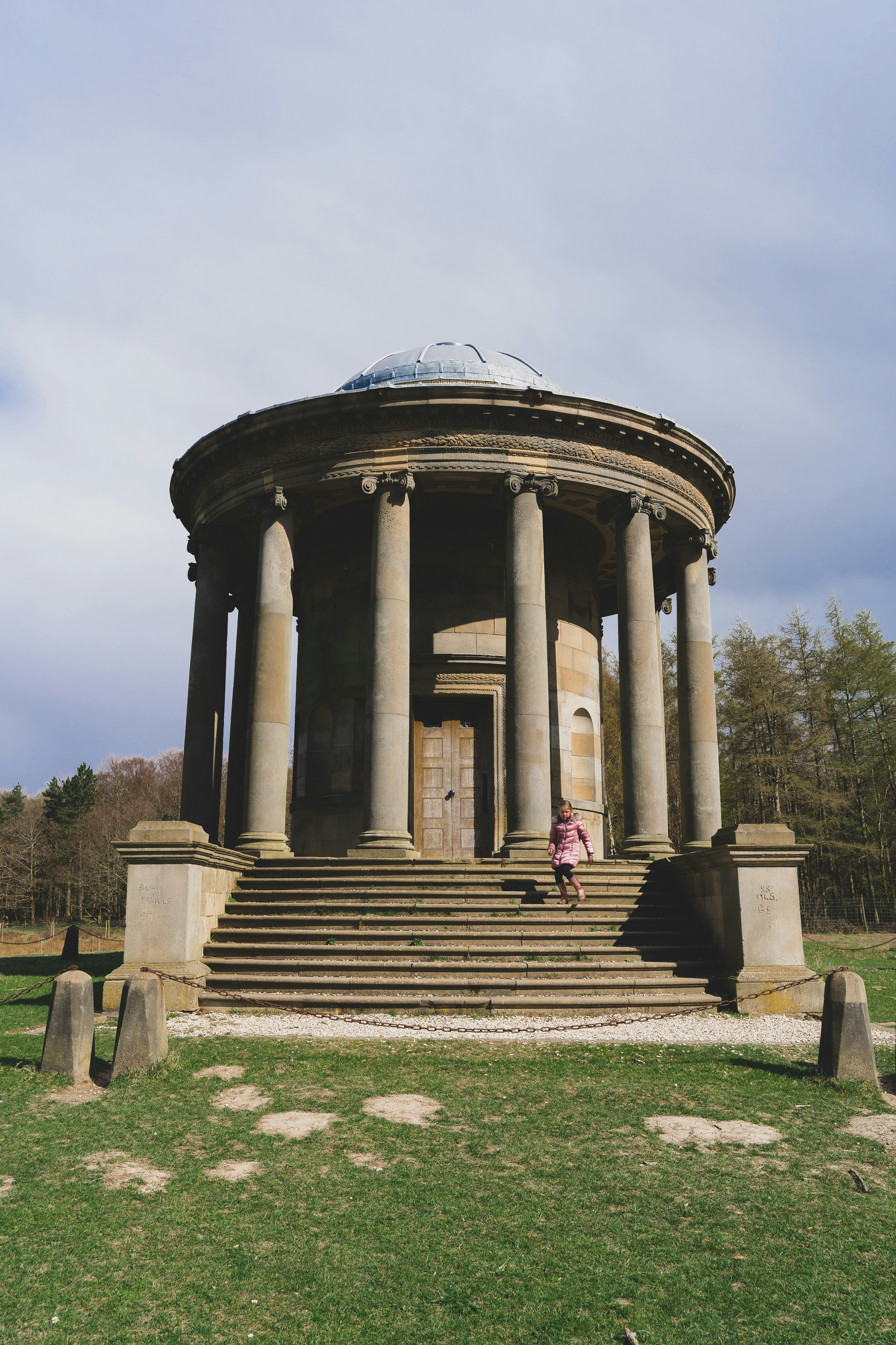 Solitary Steps to the Rotunda