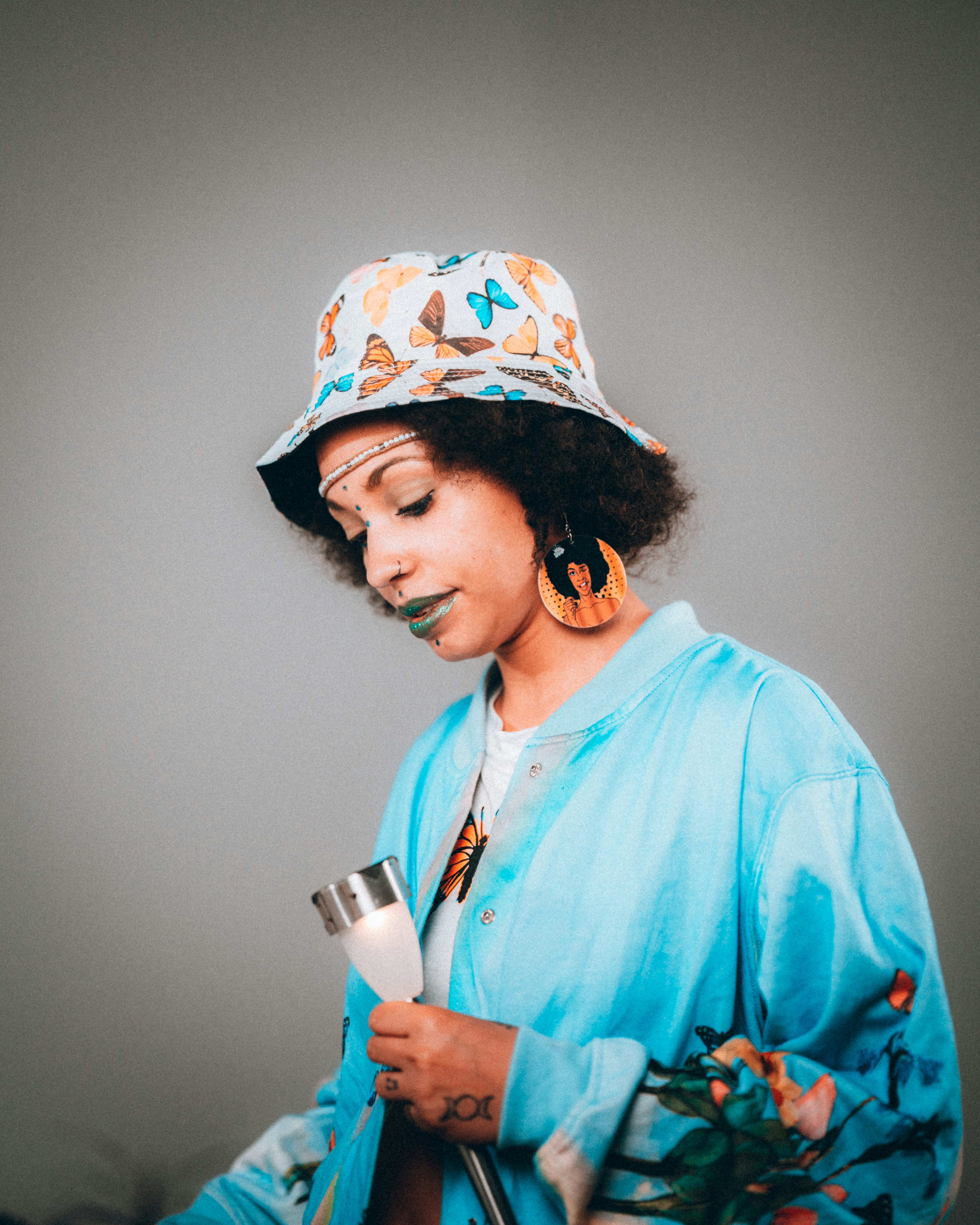 Butterfly Blues: A Portrait in Color and Calm