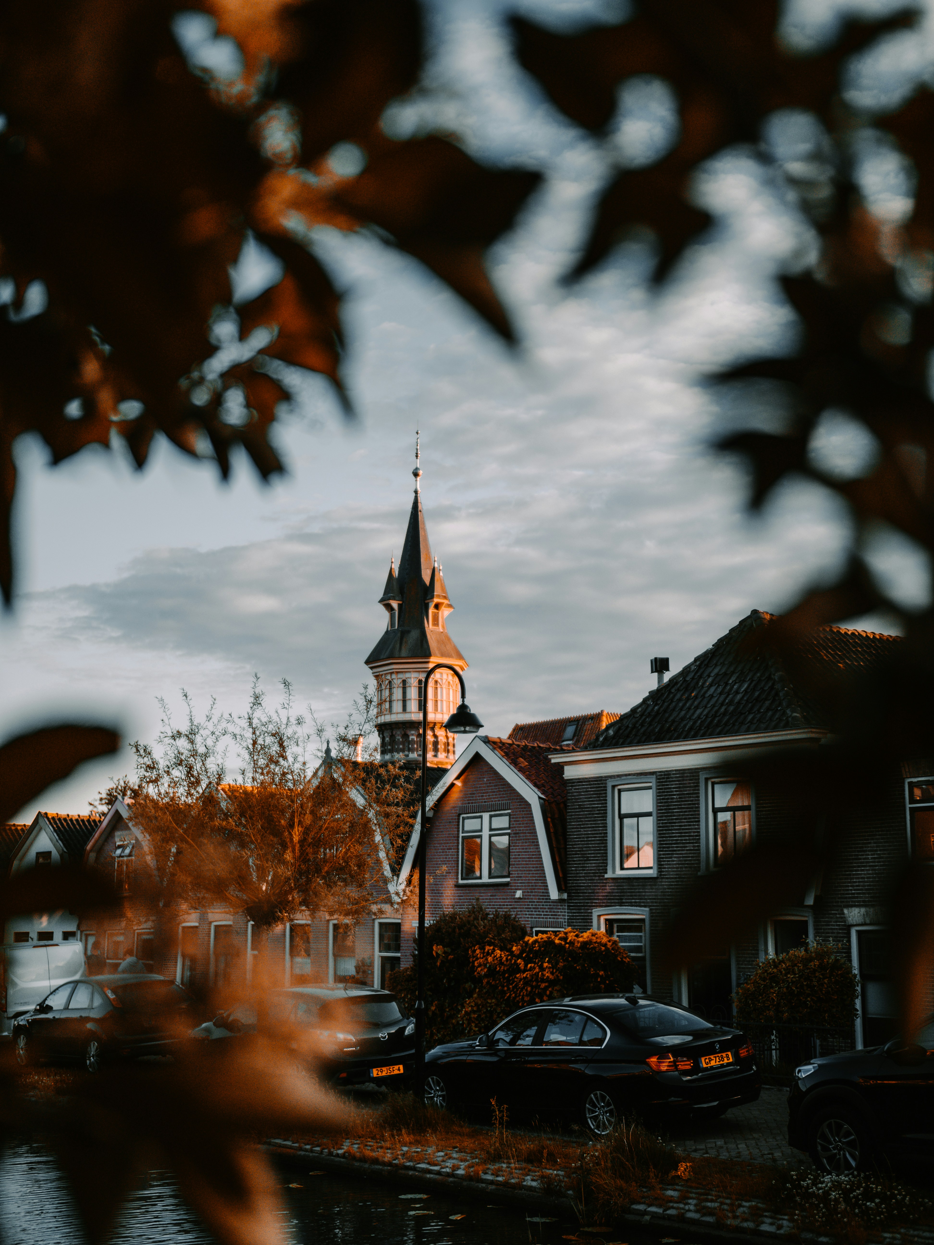 Whispers of Autumn in a Quaint Town