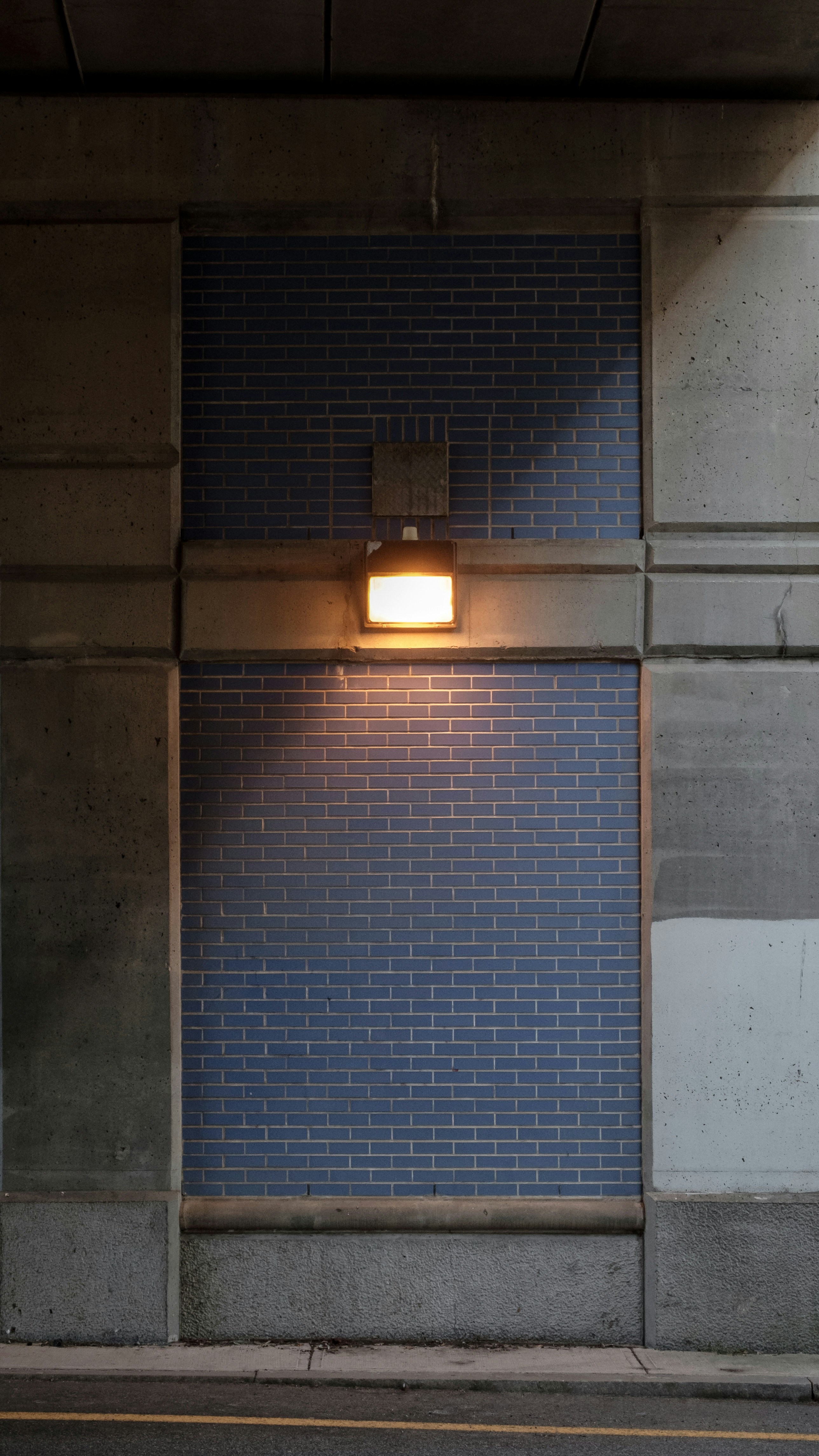 Illuminated Serenity: A Study in Urban Minimalism