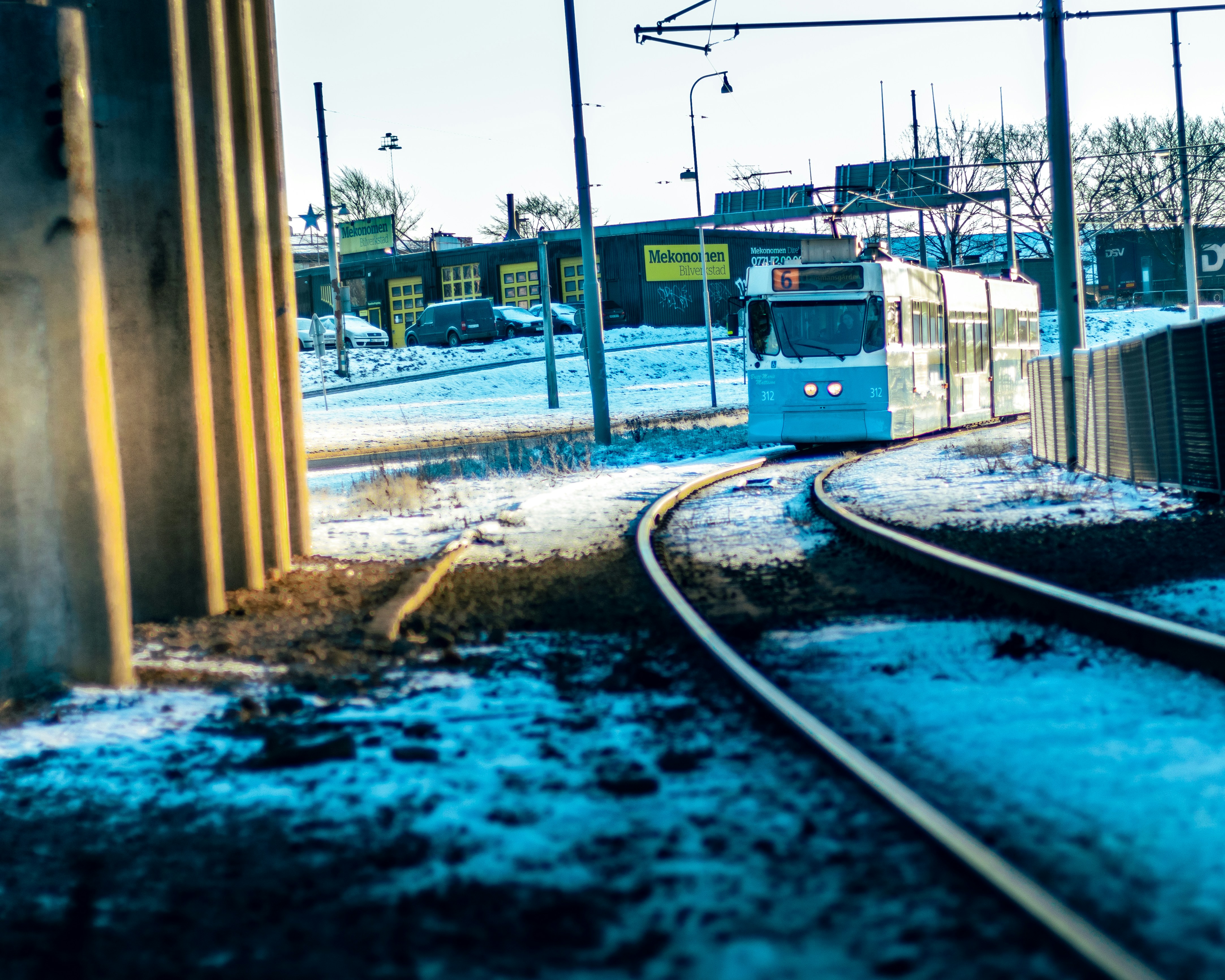 Green and white train on rail road during daytime photo – Free Train ...