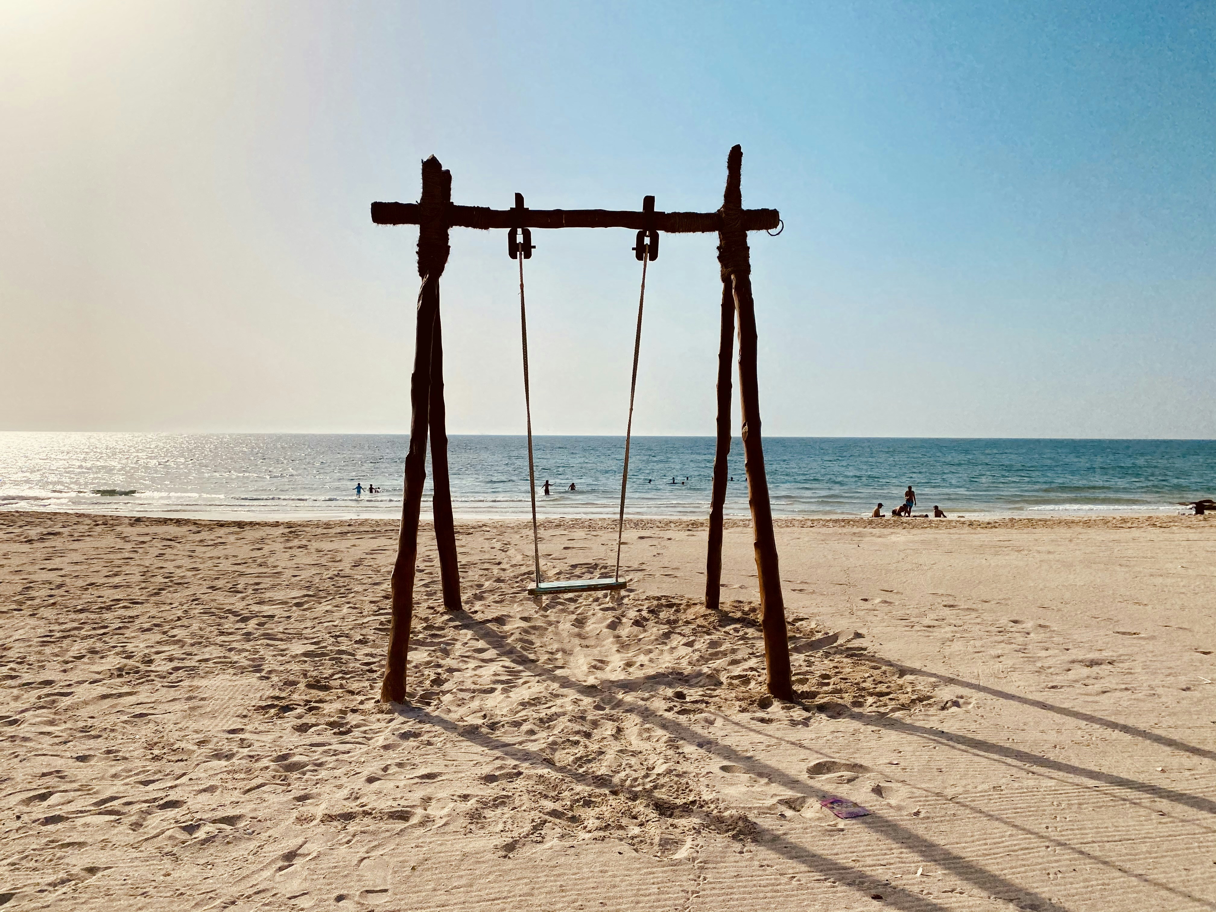 Serenity on the Shoreline Swing
