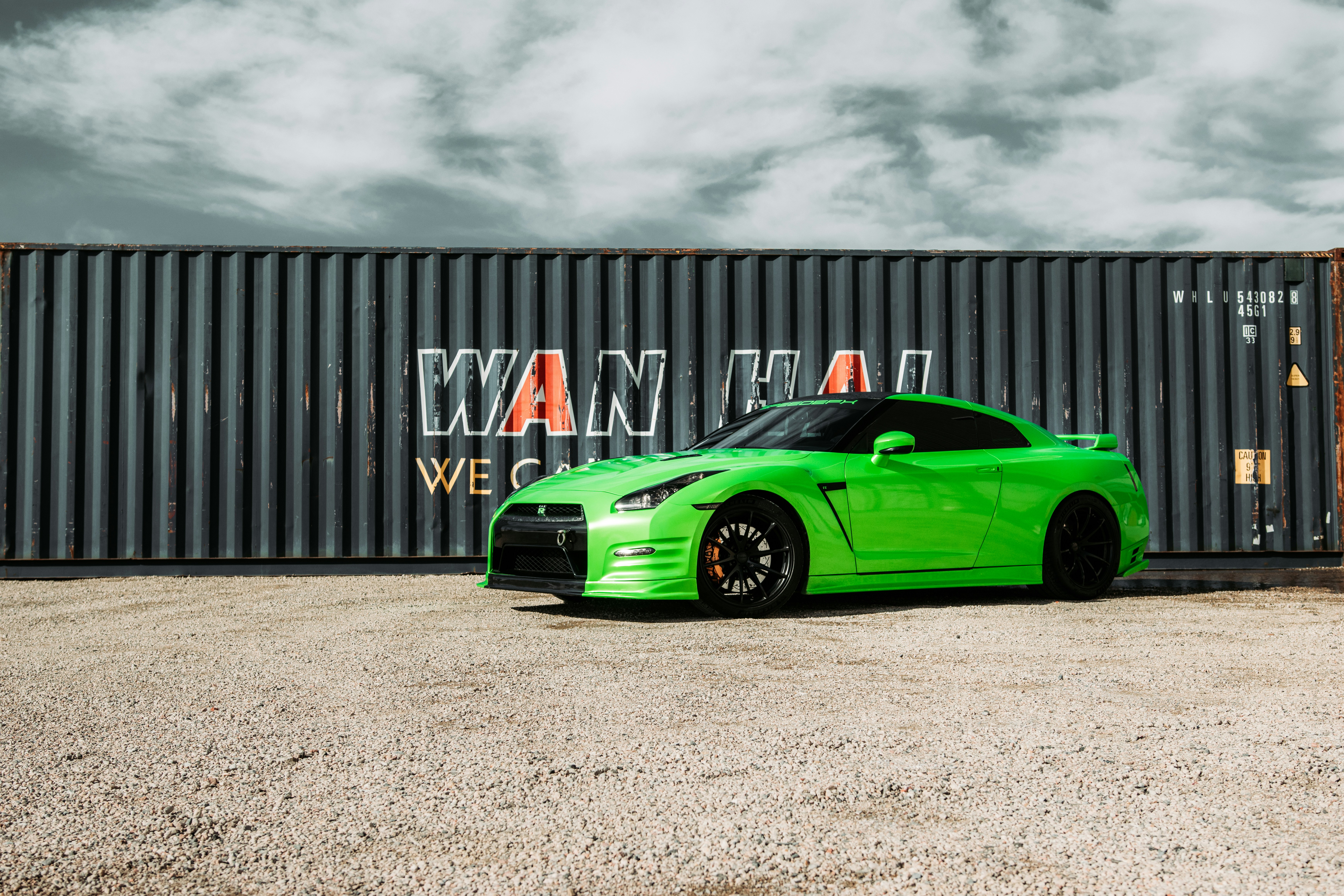 Lime Green Ferrari 458 Italia