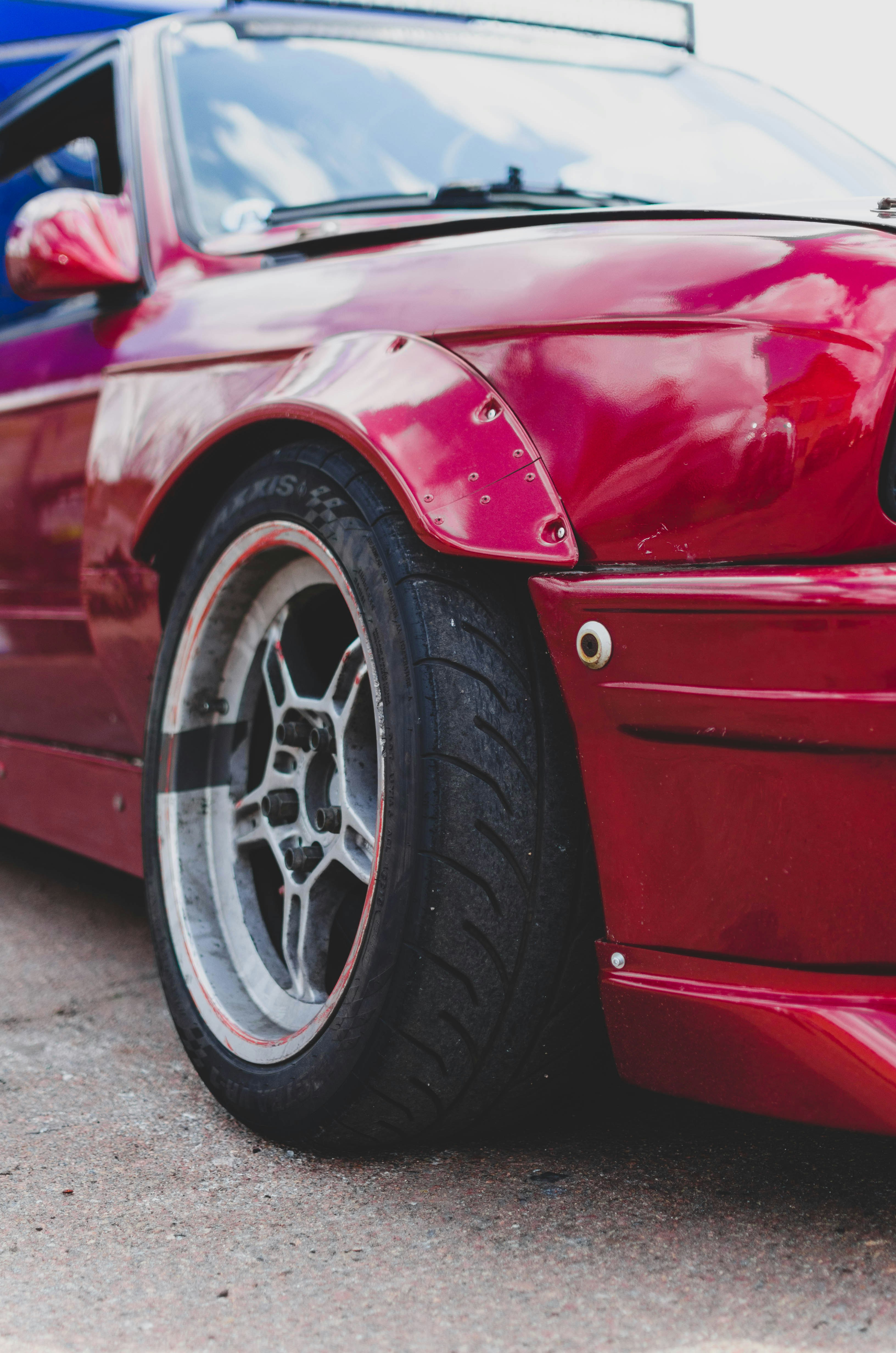 Red ferrari 458 italia parked on gray concrete pavement photo – Free ...