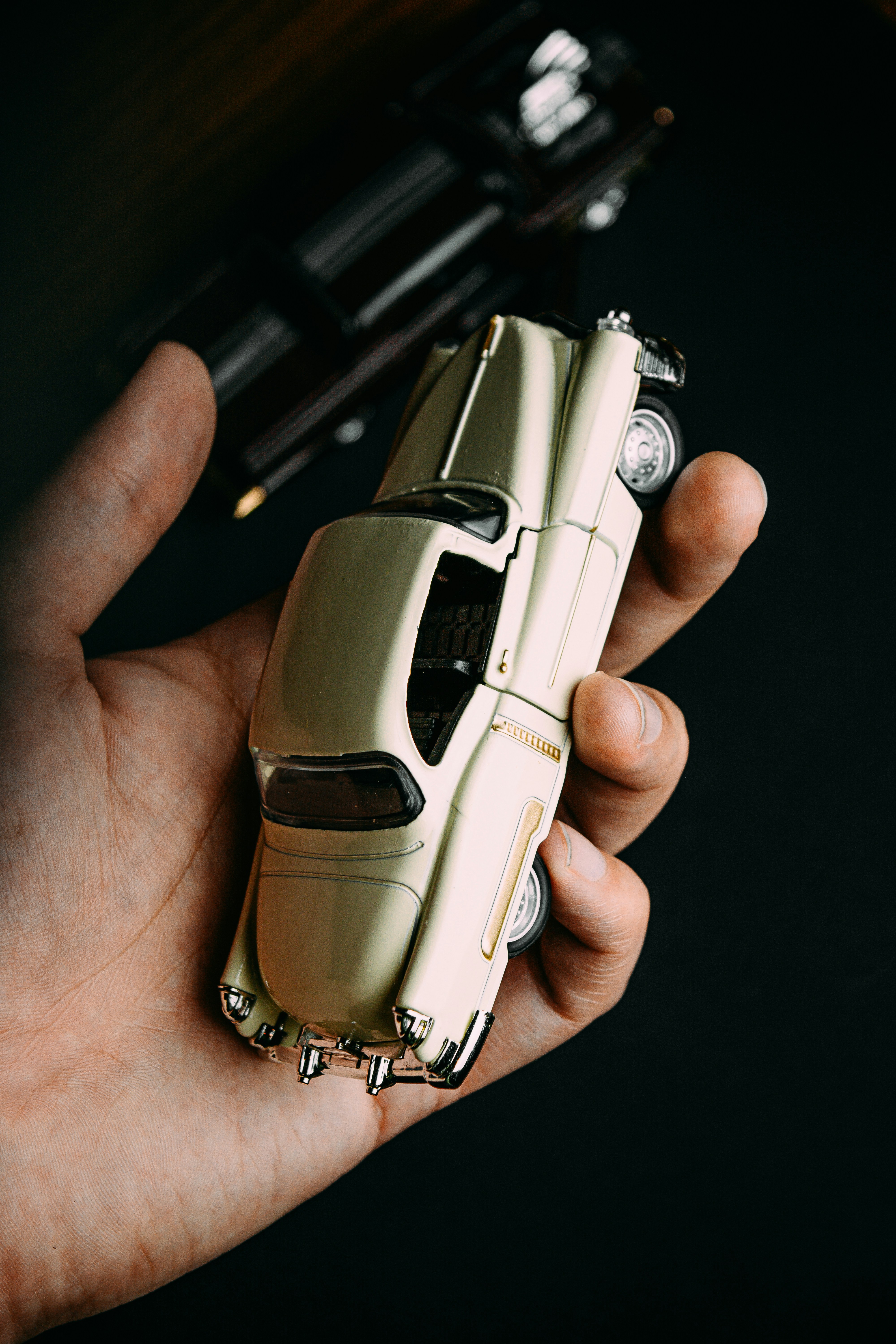 Timeless Elegance: A Classic Car in Hand