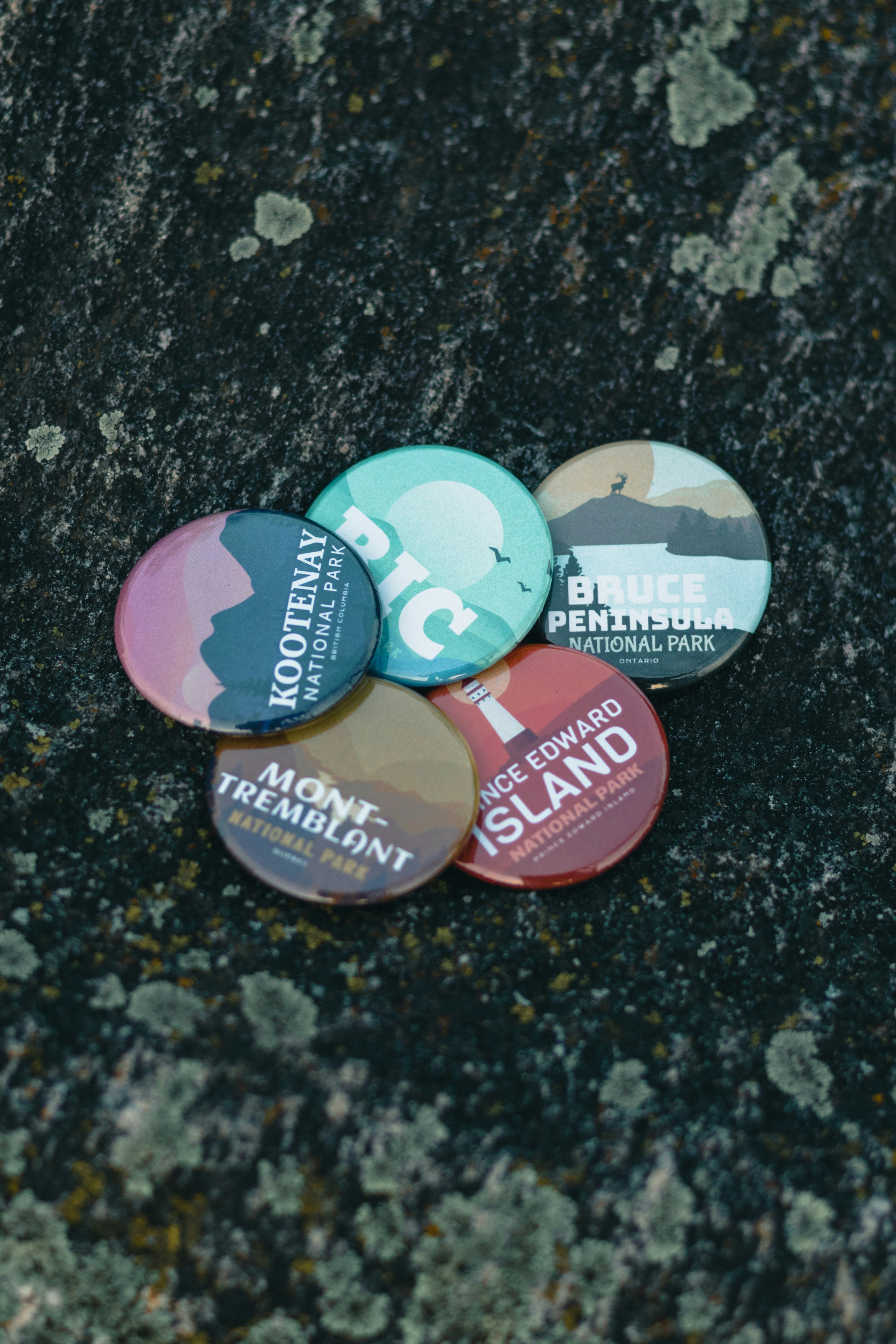 Park Pins on Granite: A Tiny Gallery of Canadian National Parks