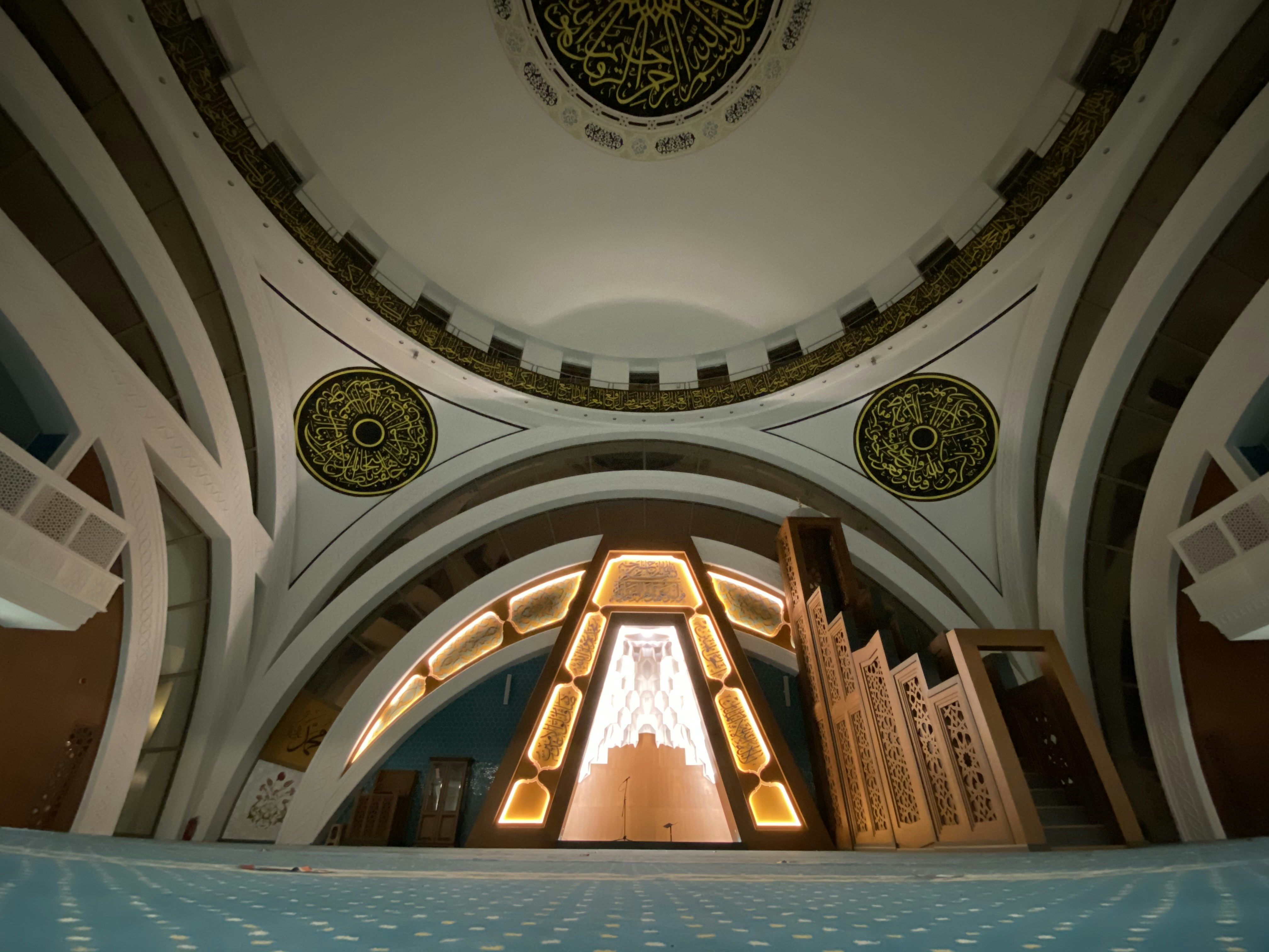 white and brown dome building