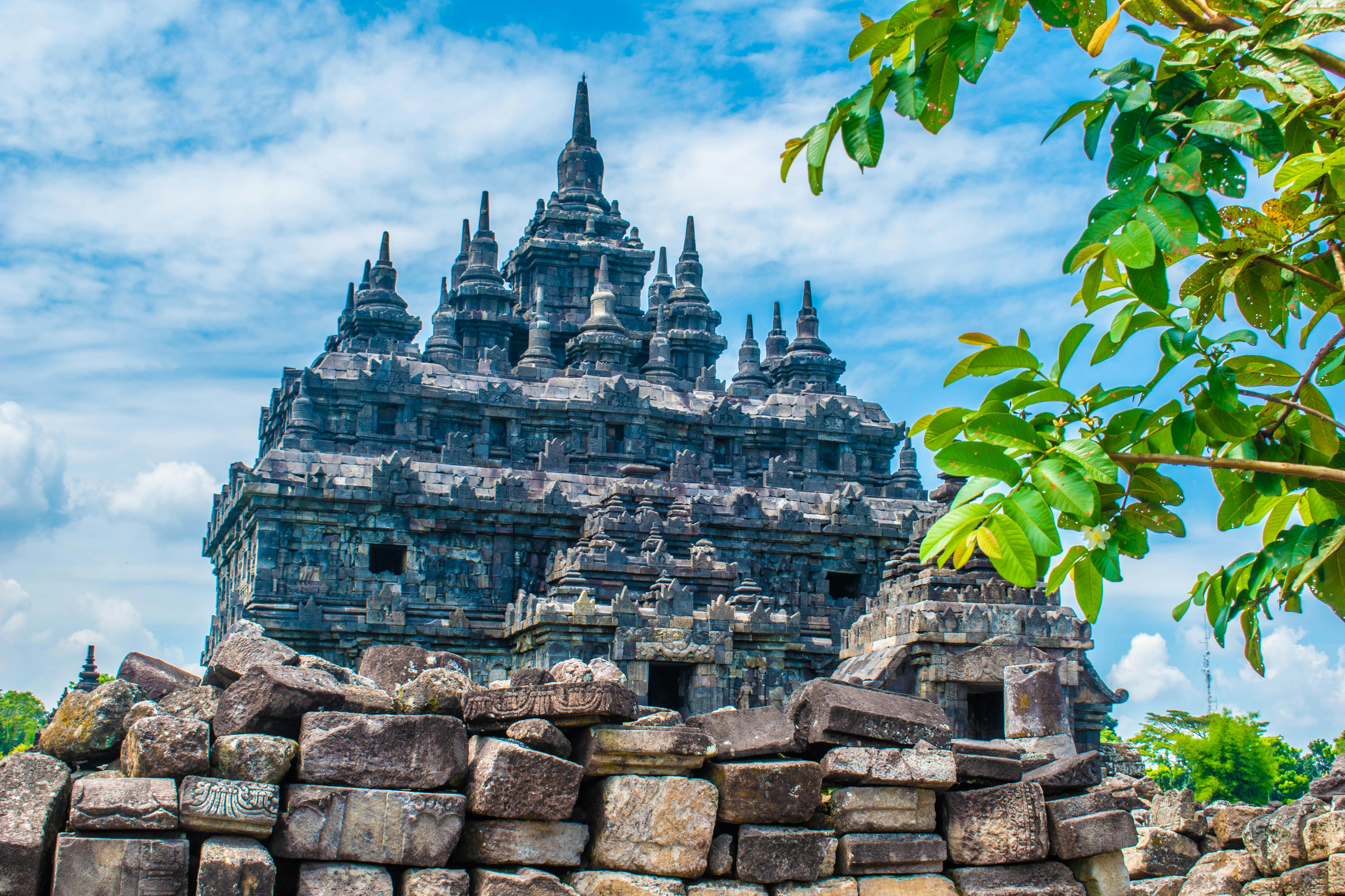 Gray concrete temple under blue sky during daytime photo – Free Temple ...