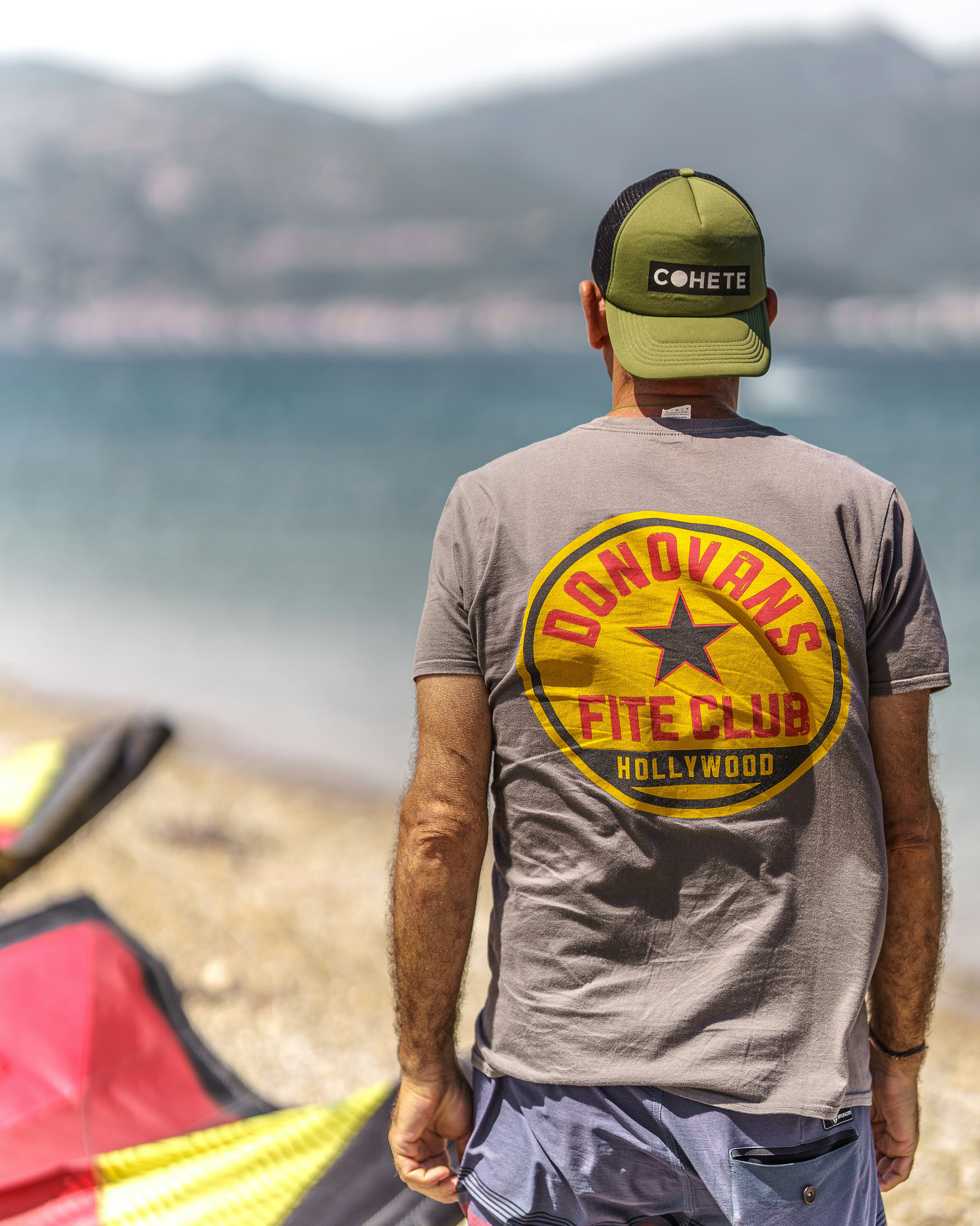 Back Turned to the Pacific: The Donovans Fight Club Tee by the Shore