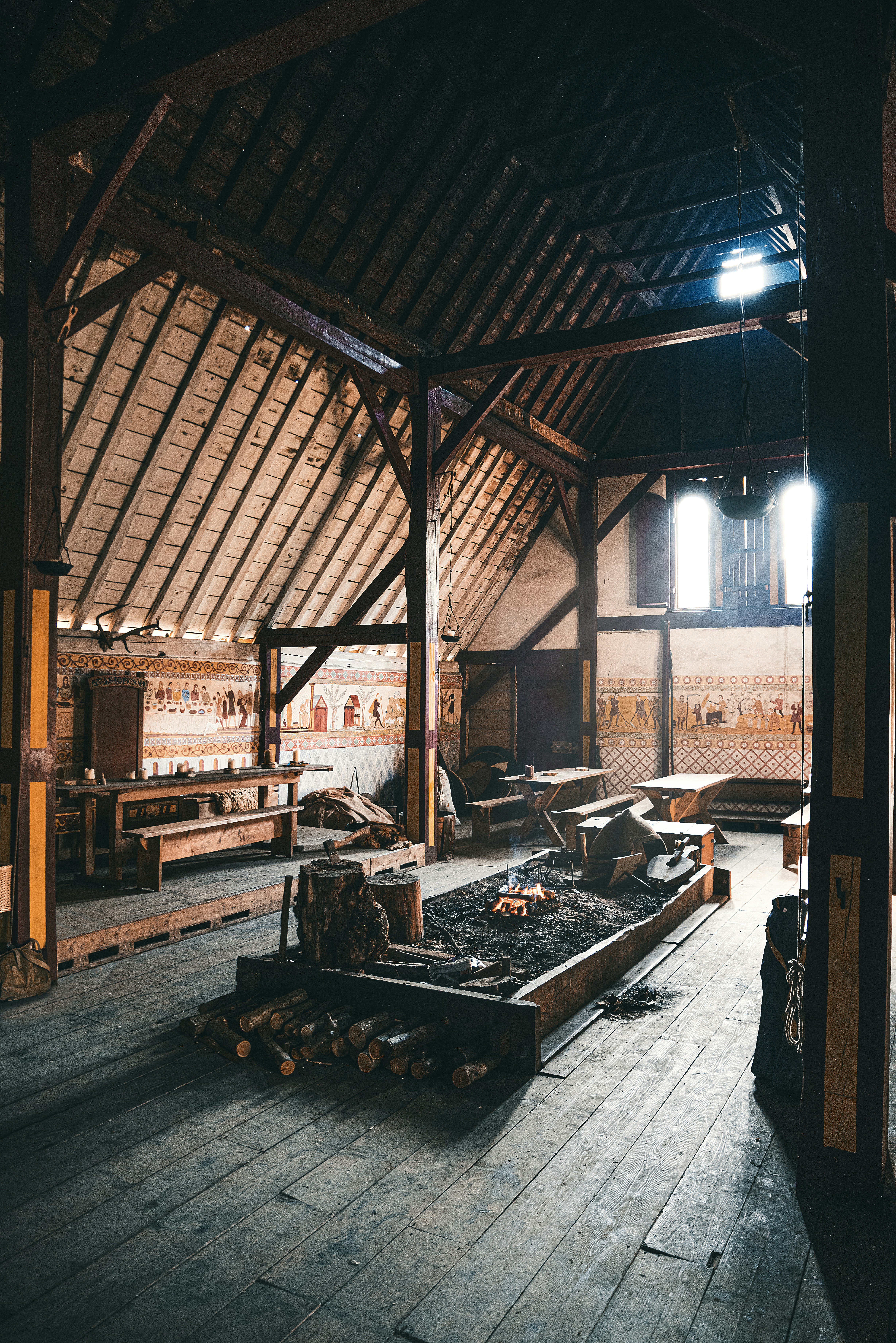 Ember Hall: Timber Frames and Firelight in a Quiet Lodge