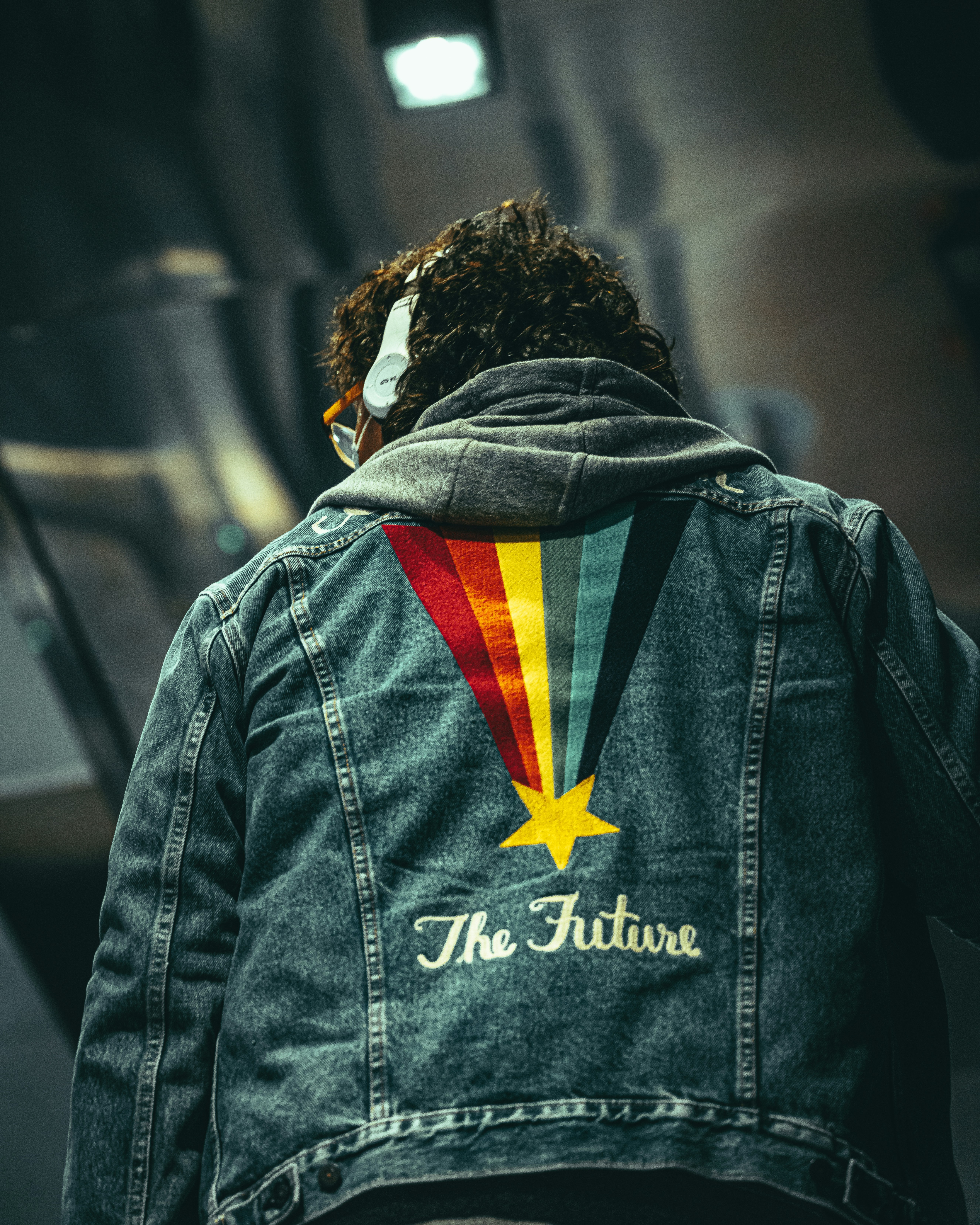 Backpatch of Tomorrow: Rainbow Star and The Future on Denim