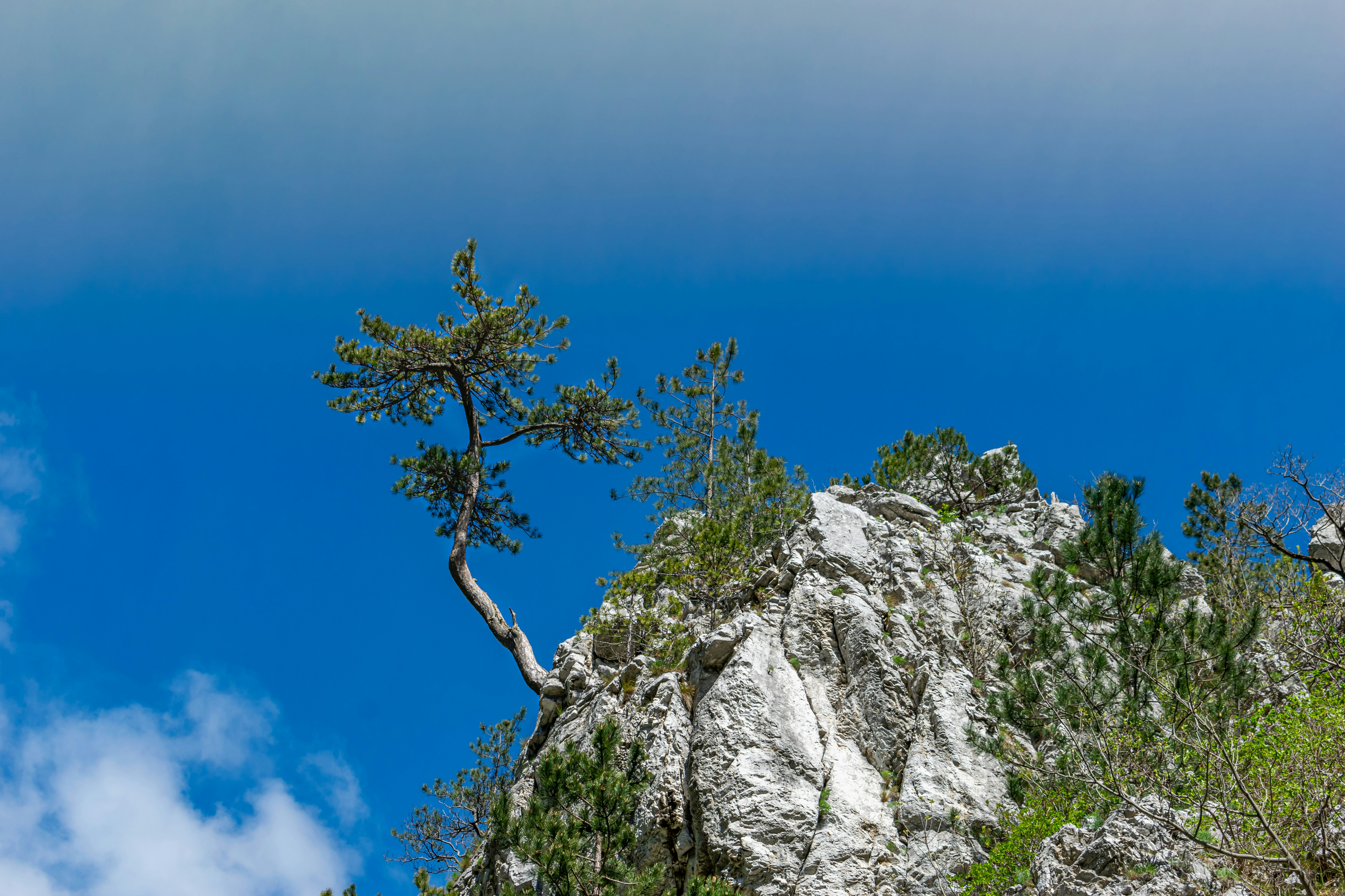 Gray rocky mountain under blue sky during daytime photo – Free Rock ...