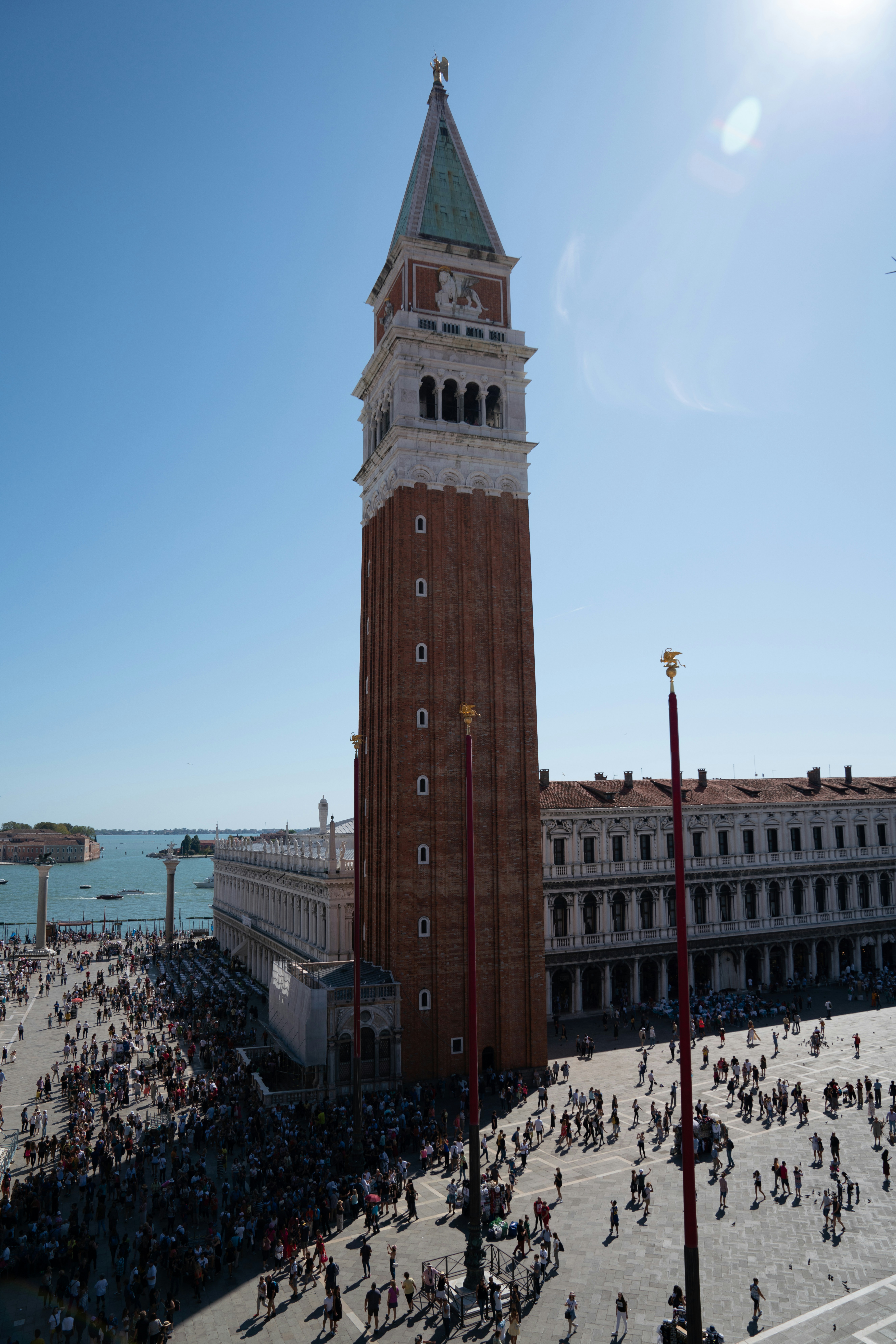 Campanile Rising Over a Sea of Footfall in Piazza San Marco