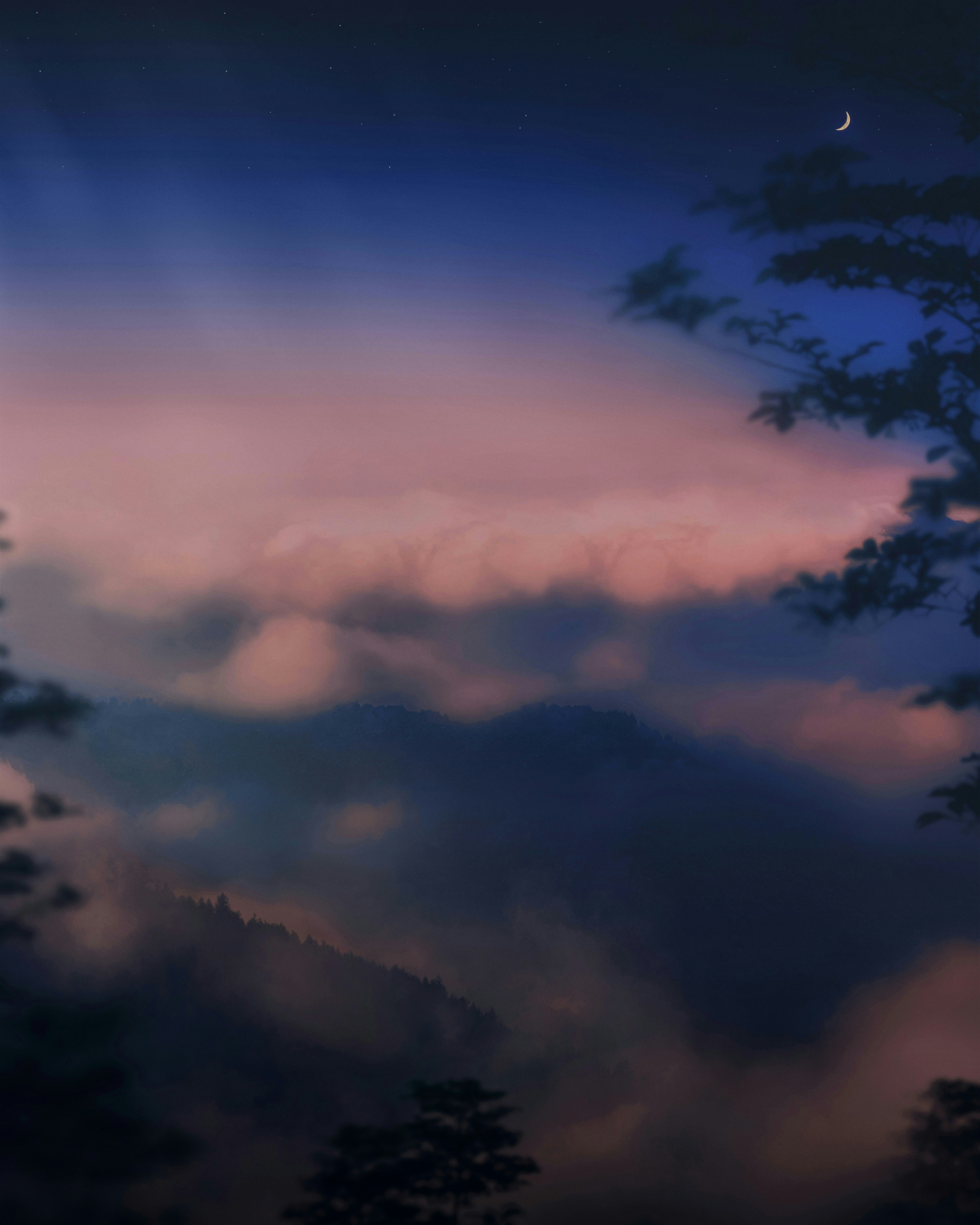 Night Sky Clouds Tumblr