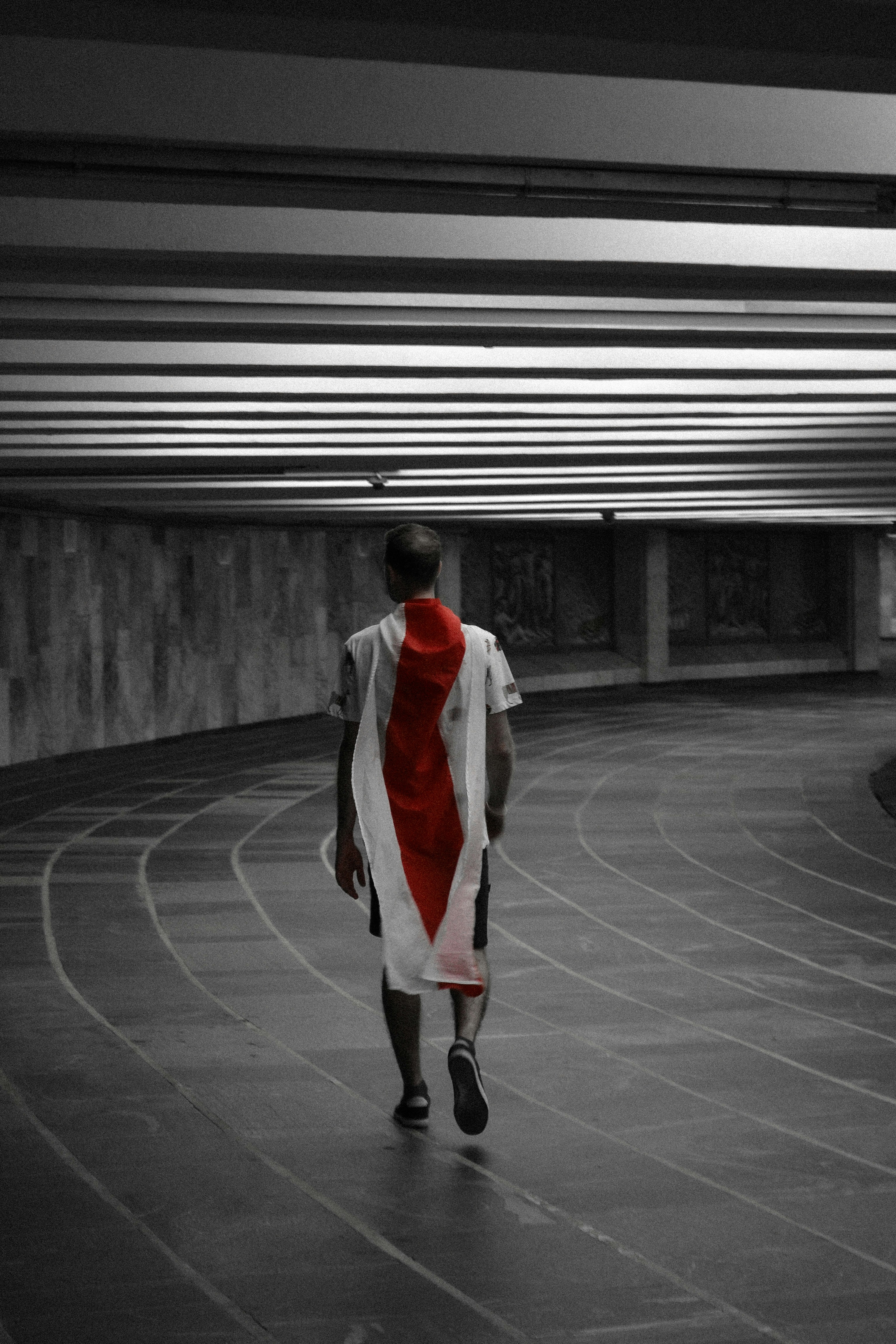 Red-sashed Wanderer in an Echoing Underground