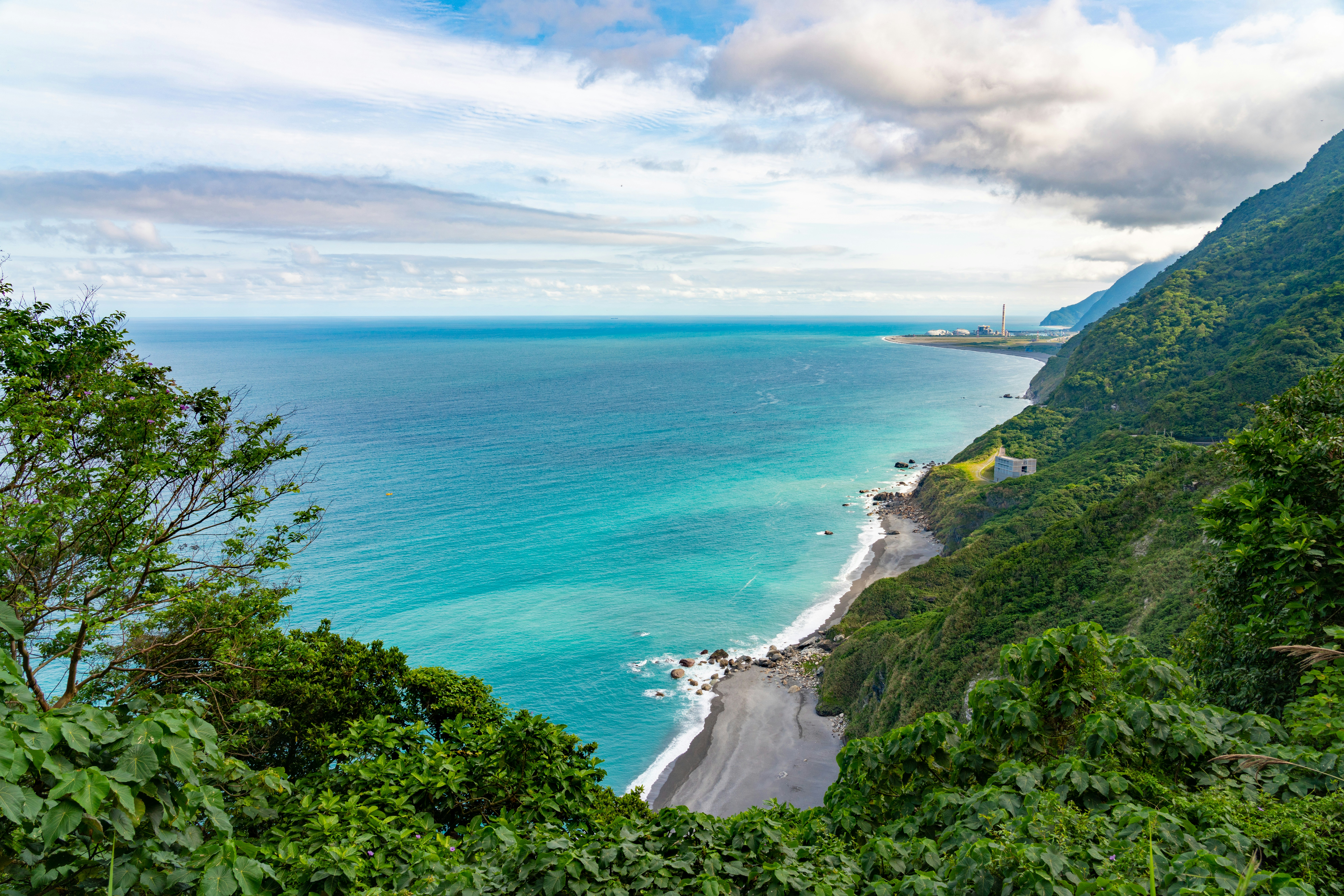 Green trees near sea under blue sky during daytime photo – Free Blue ...