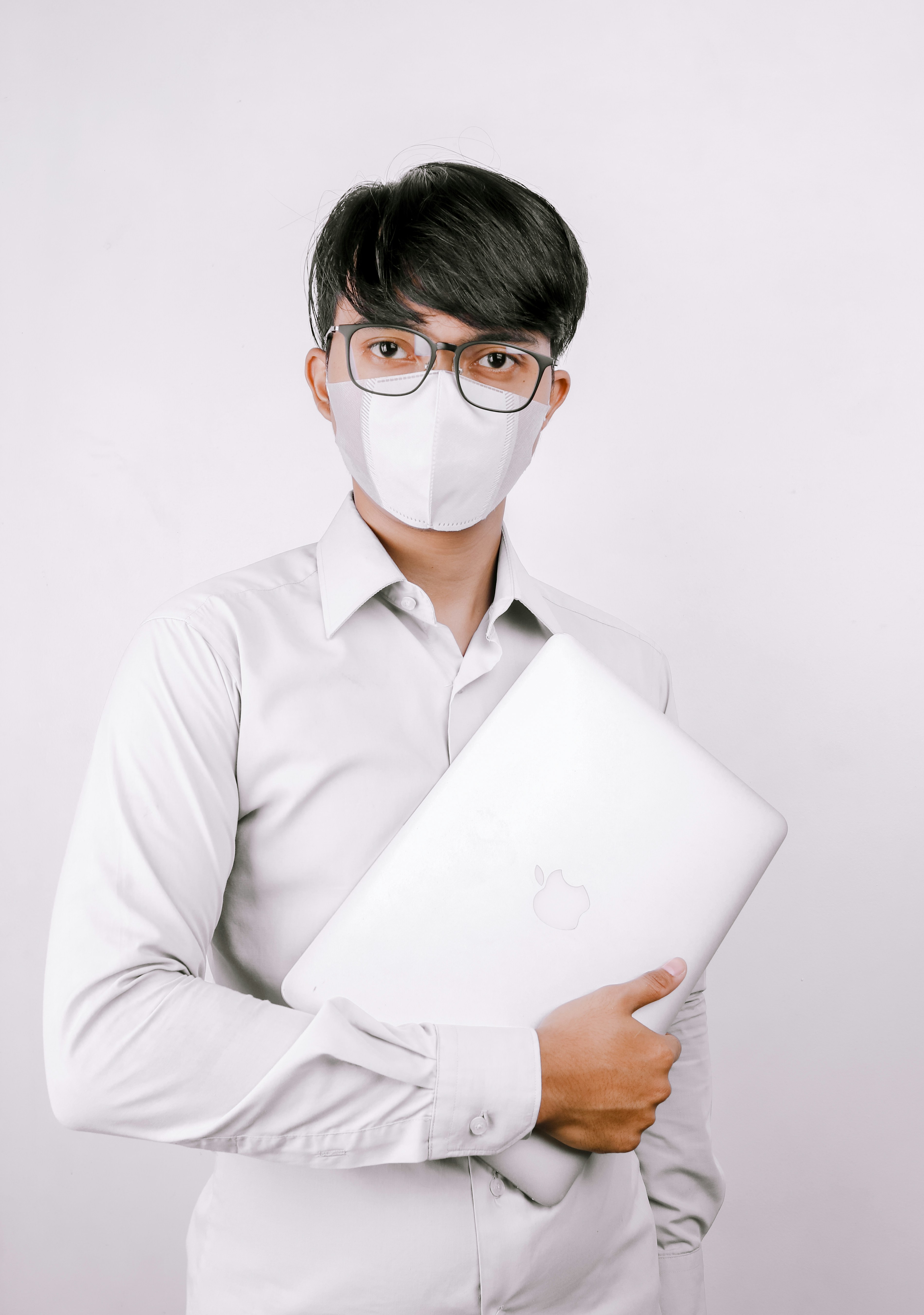 Man in white dress shirt holding white printer paper photo – Free ...