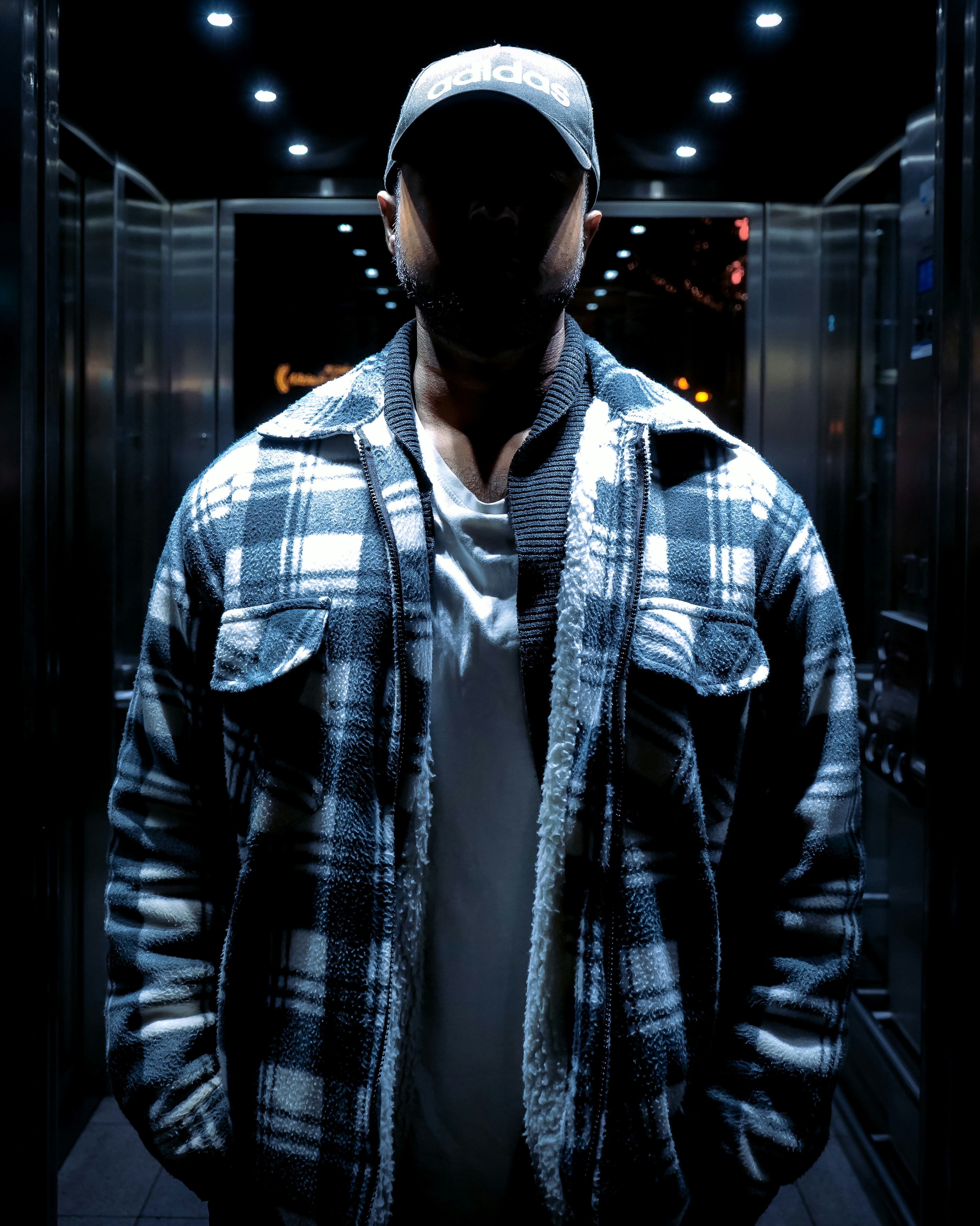 Midnight in the Locker: A Frosted Portrait in Denim