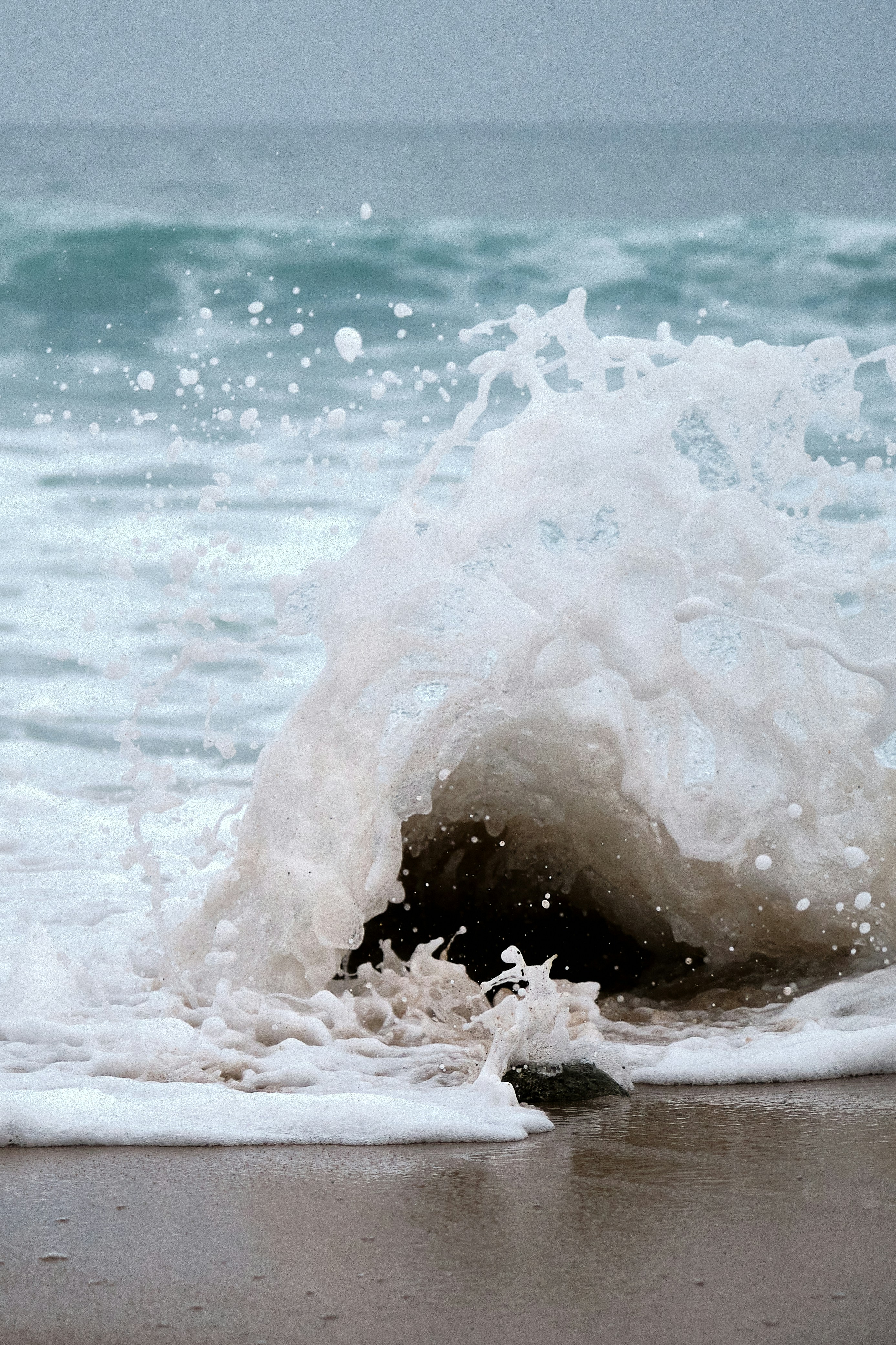 White ice on body of water during daytime photo – Free Portugal Image ...
