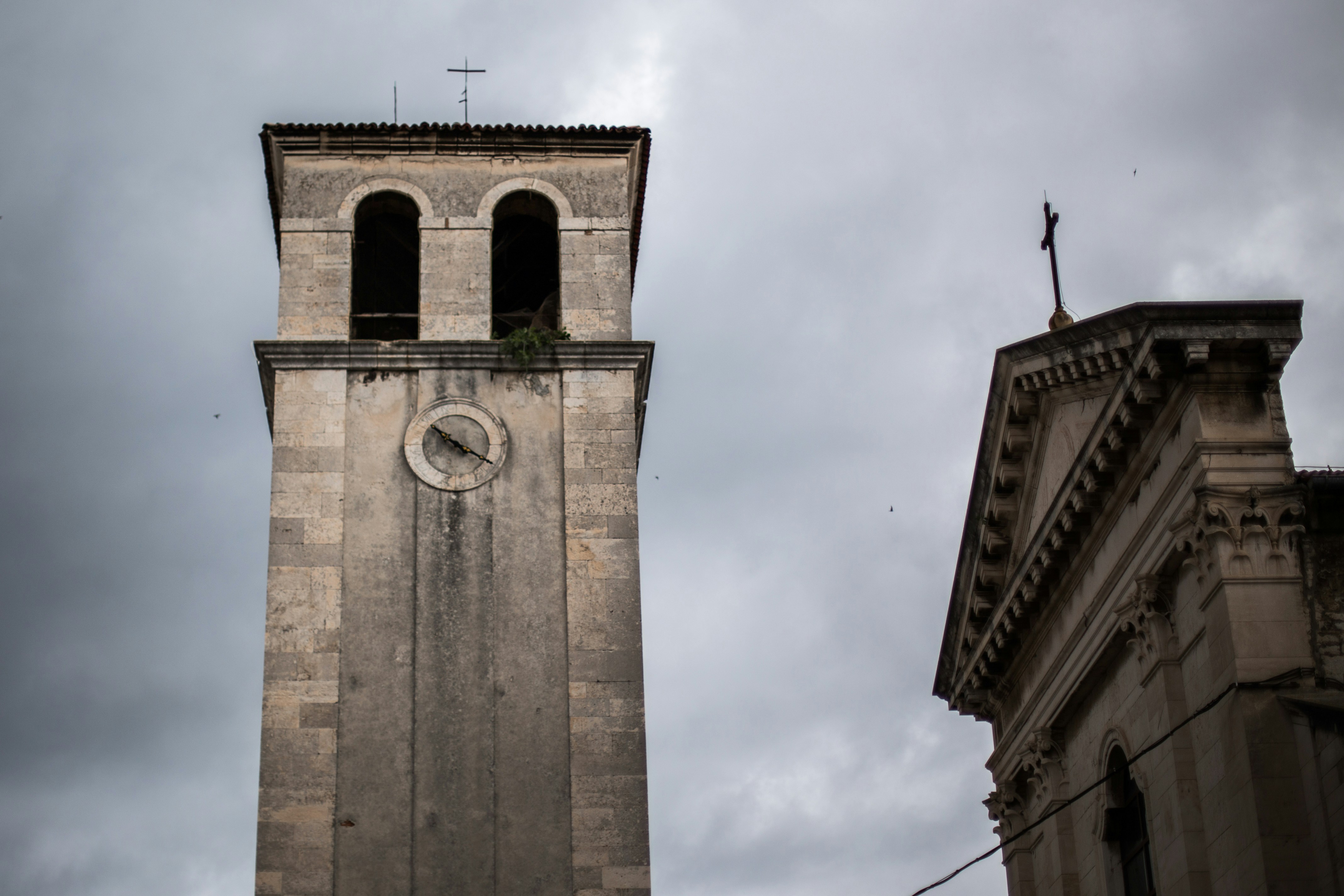 Gothic Heights Against a Brooding Sky