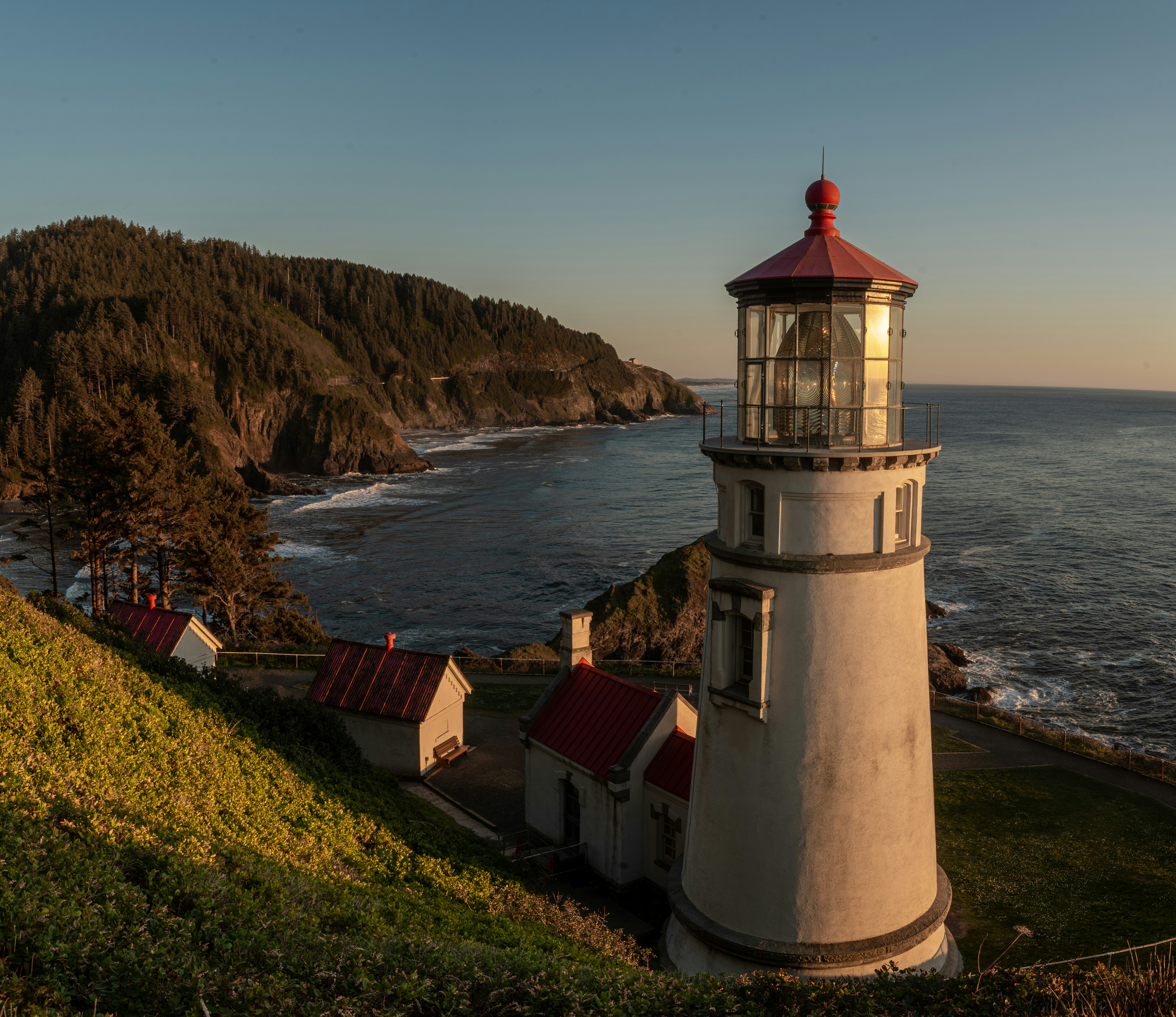 Light house on the Oregon coast 