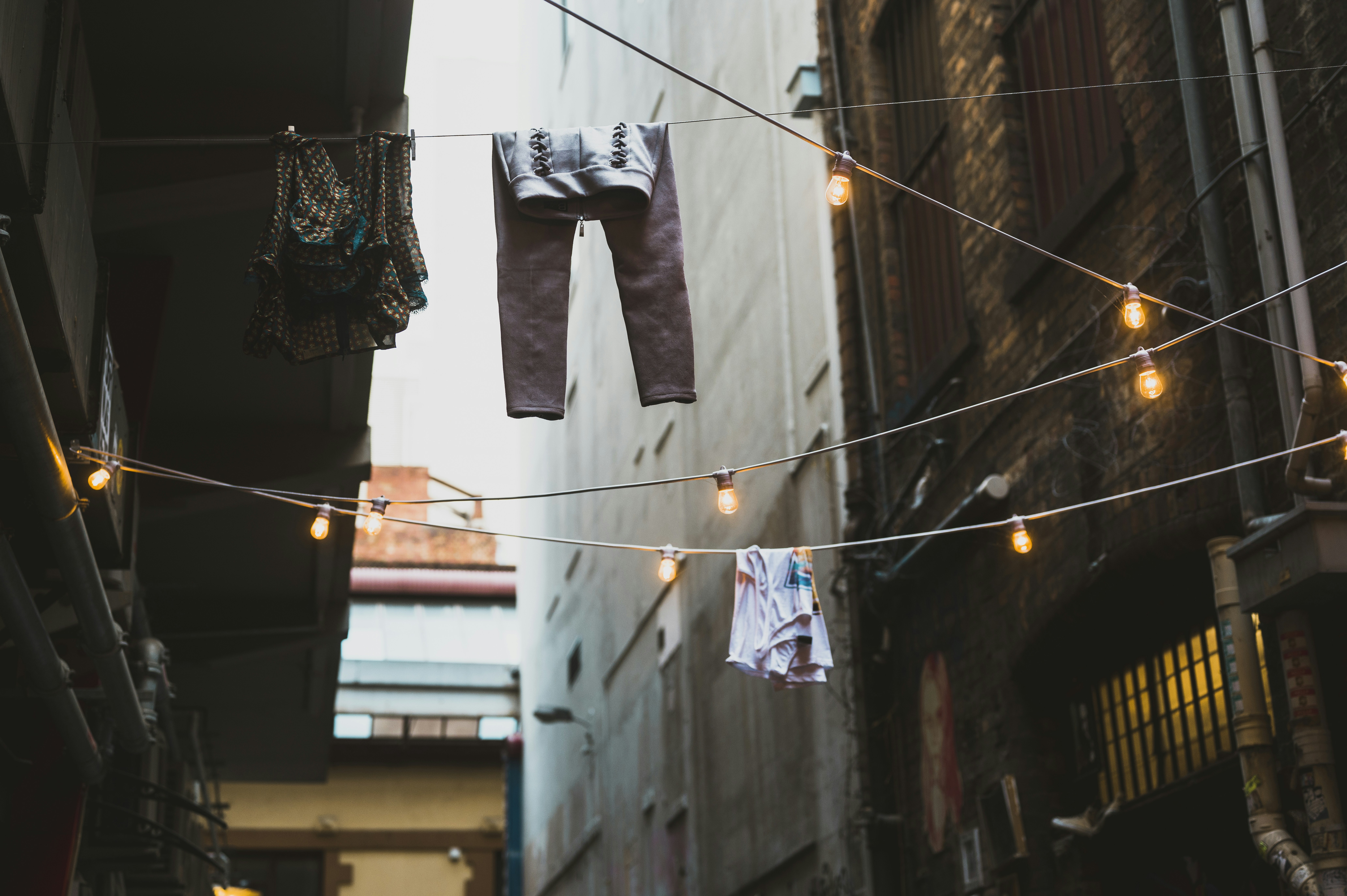 clothes hanging on clothes hanger