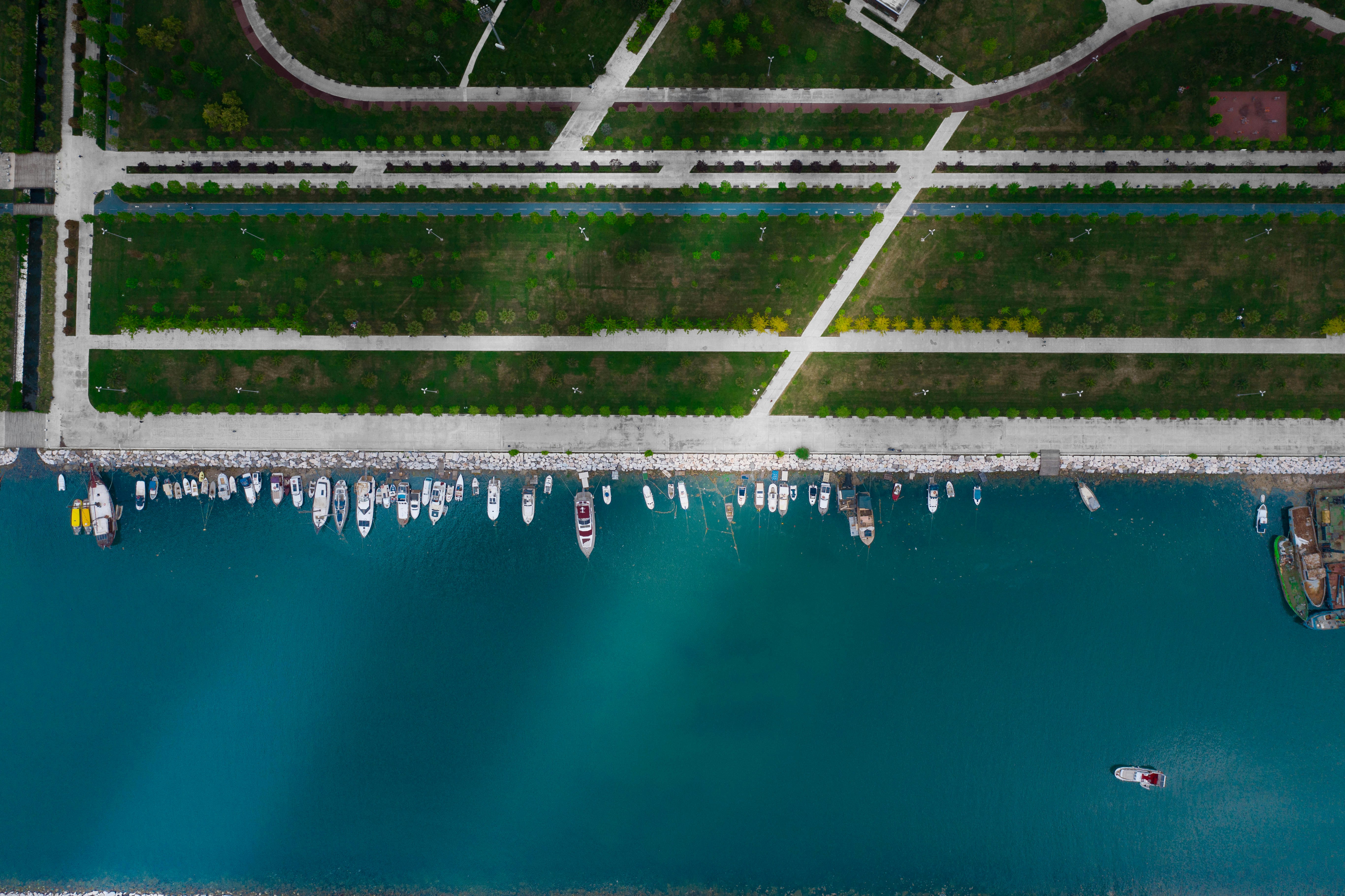 Symmetrical Harbor Serenity