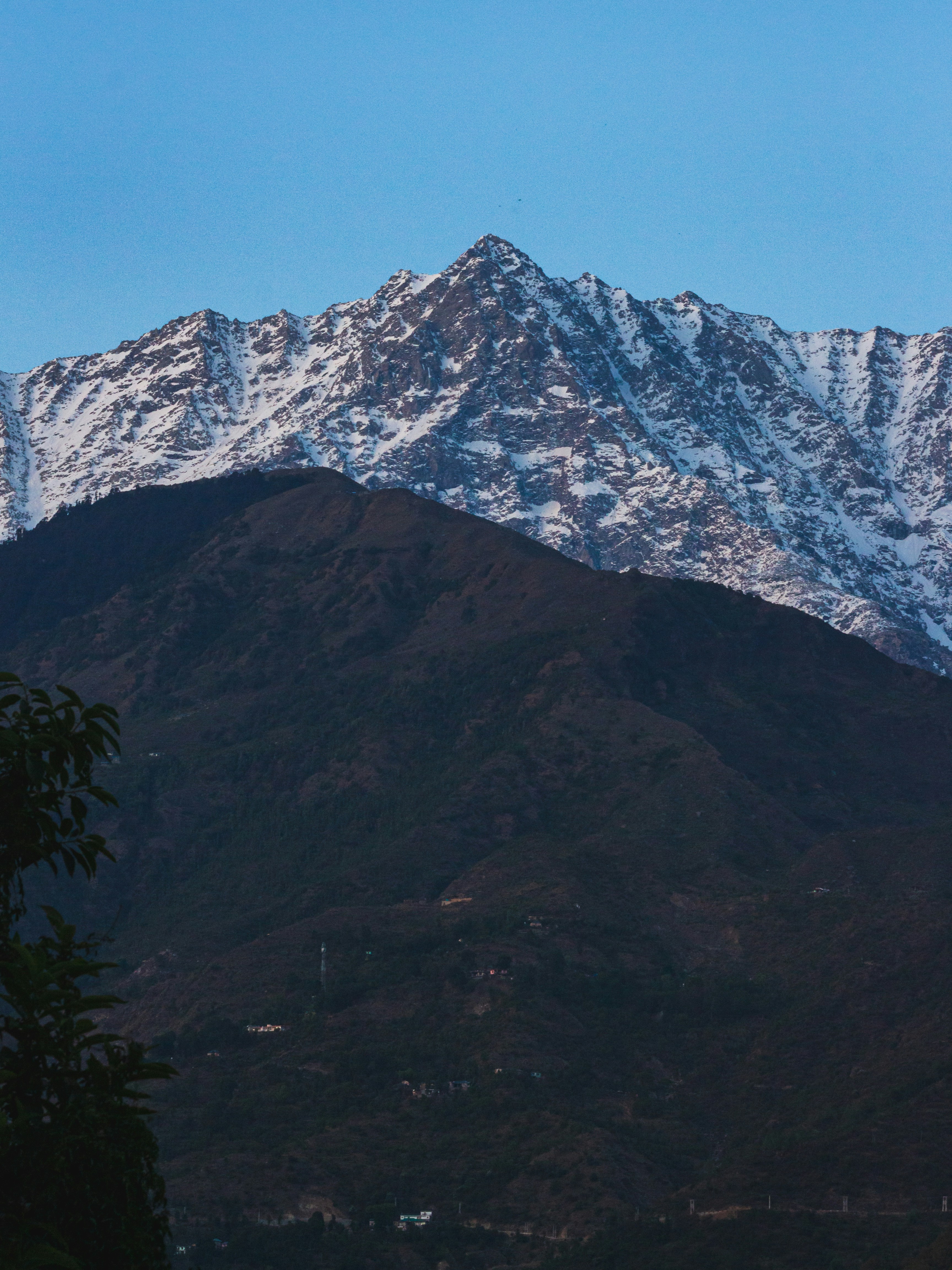 Crown of Snow Over the Silent Foothills