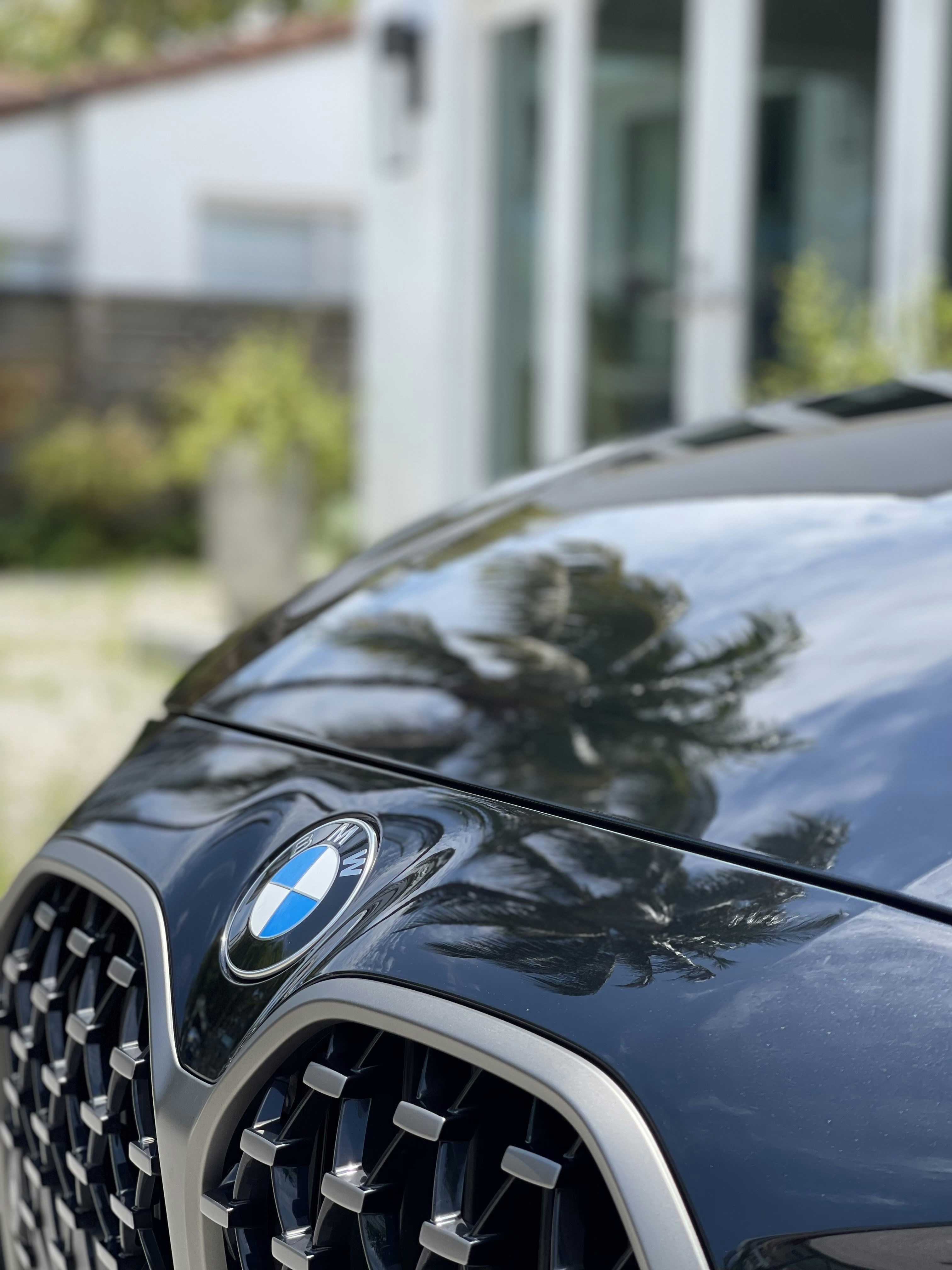 Reflections of Elegance: A BMW's Charismatic Gaze